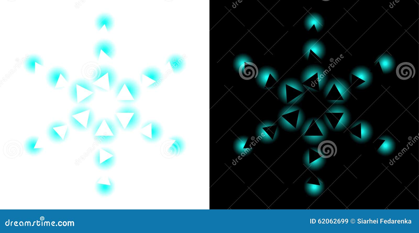 Vector glowing snowflake stock vector. Illustration of freeze - 62062699