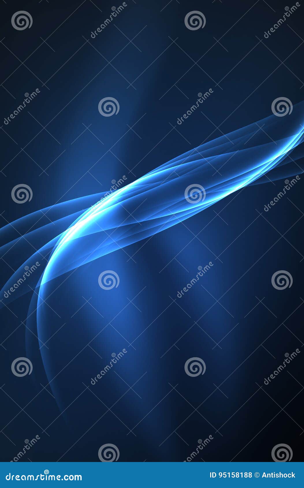 Vector glowing wave, smoke stock vector. Illustration of flow - 95158188