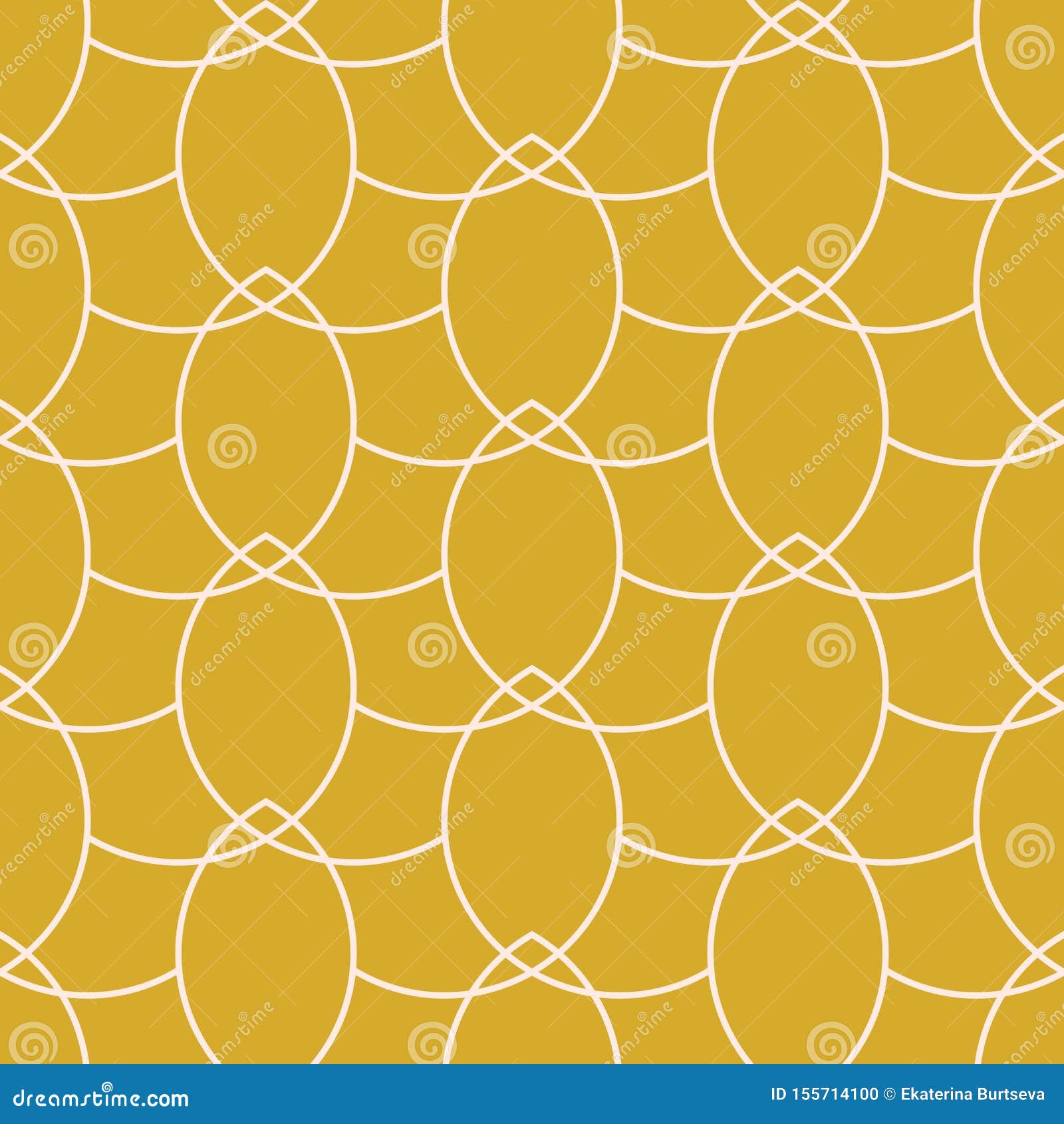 Vector Gold Chains Geometric Seamless Pattern Stock Vector ...