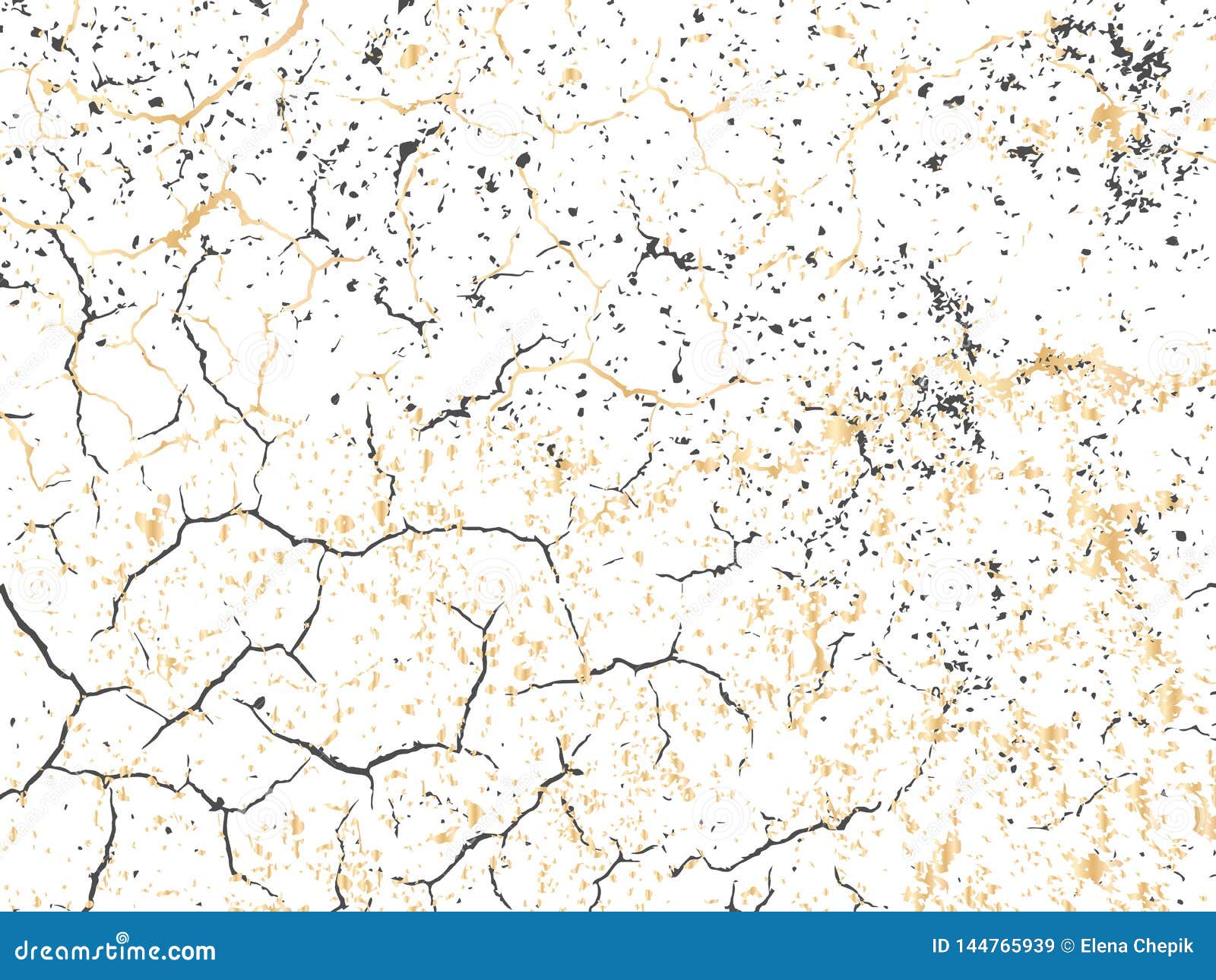 Vector Gold Chic Texture. Patina Scratch Golden Distress Grunge ...