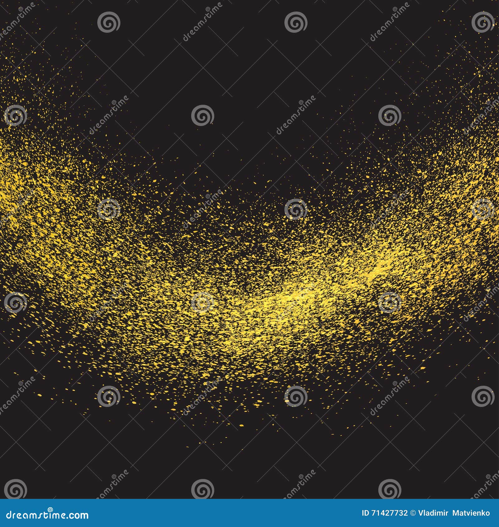 Vector Gold Glitter Texture . Design Element Golden Explosion . Stock ...