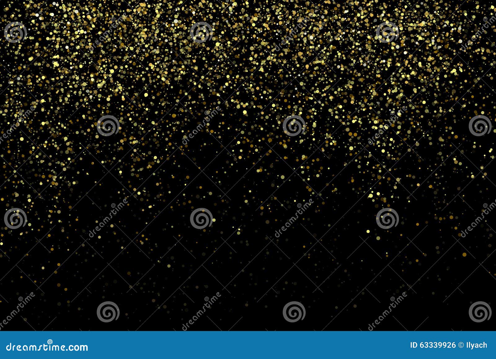 Vector Gold Glittering Sparkle Stardust Background Stock Vector ...