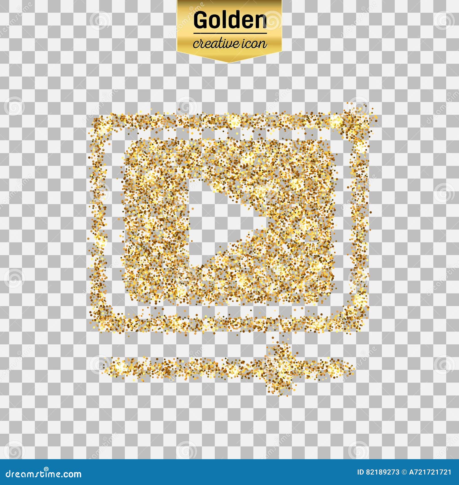 Vector gold icon stock illustration. Illustration of computer - 82189273