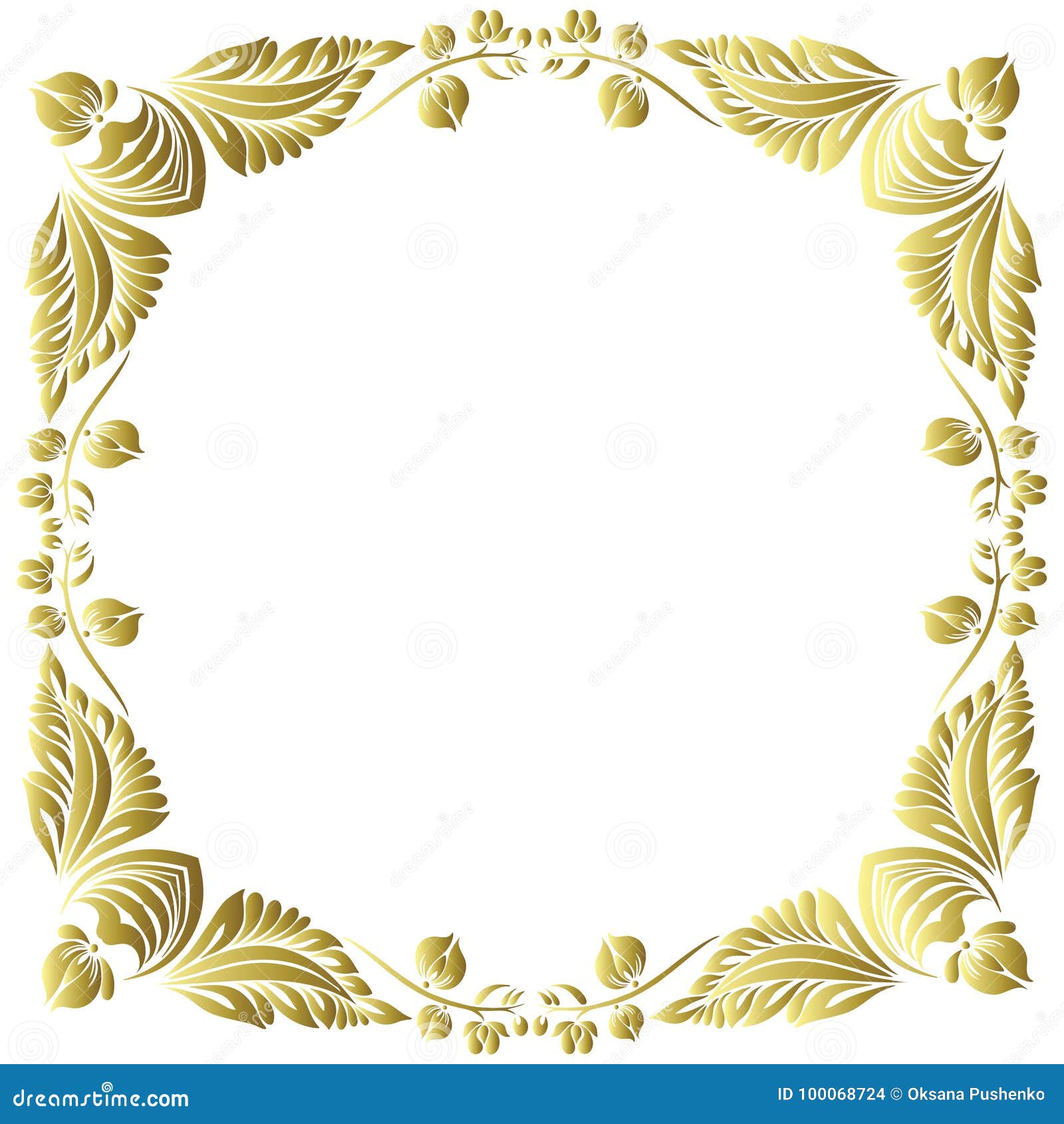 Vector gold pattern stock vector. Illustration of ornament - 100068724