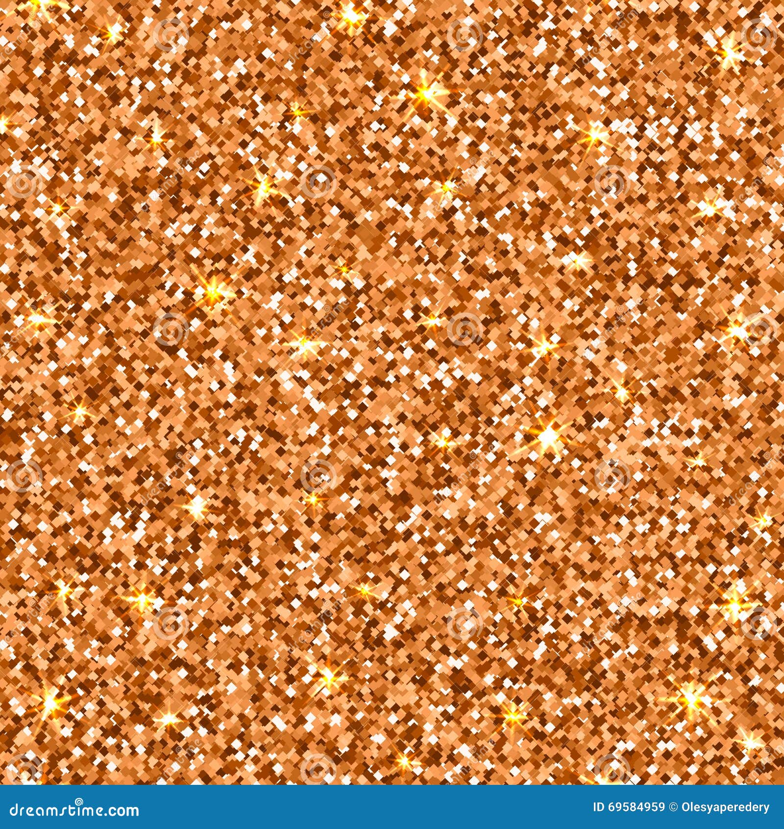Vector Gold Seamless Sparkling Pattern. Stock Vector - Illustration of ...