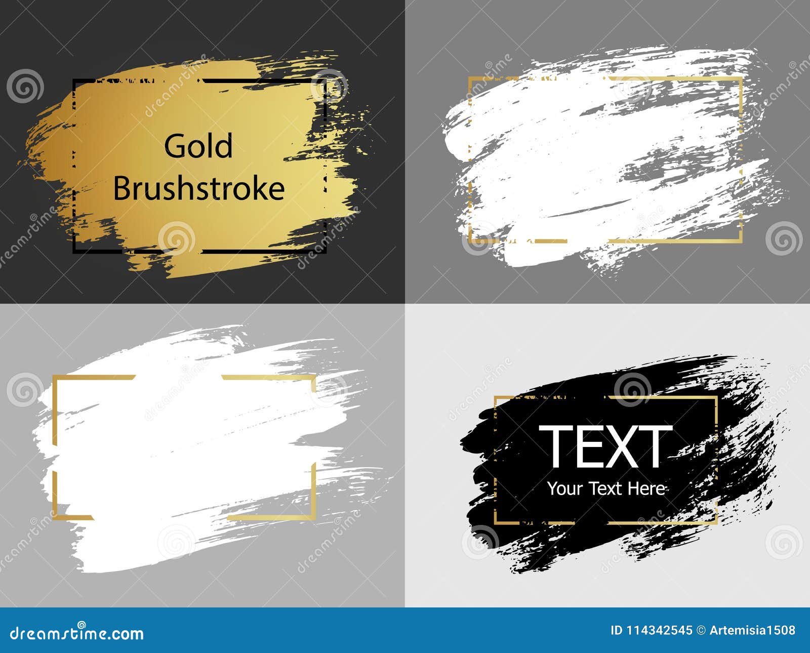 White Paint Border With Isolated Mint Background Vector Illustration ...