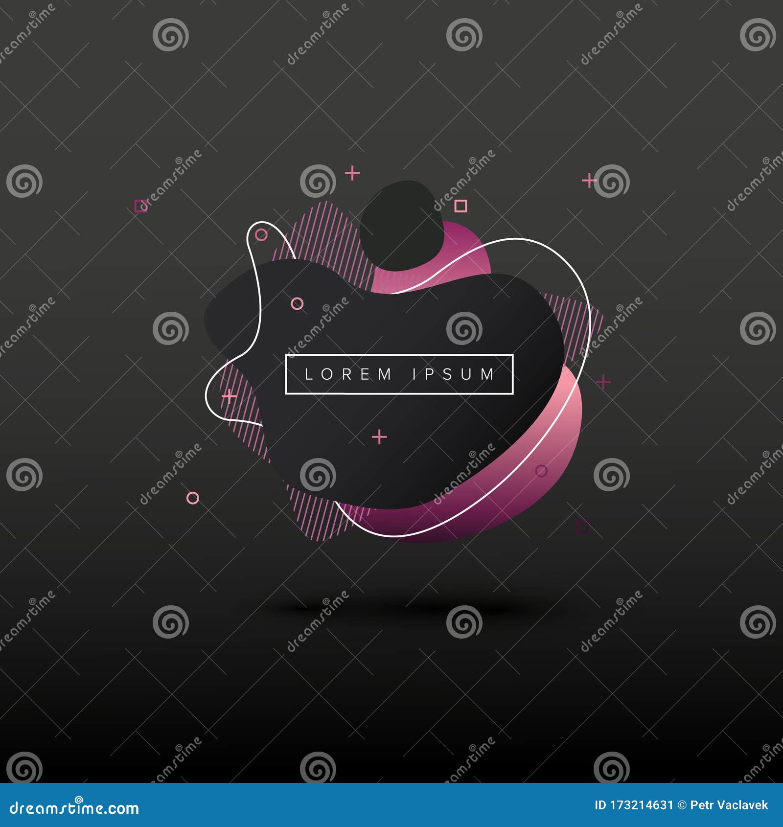 Vector Golden Abstract Digital Element Stock Vector - Illustration of ...