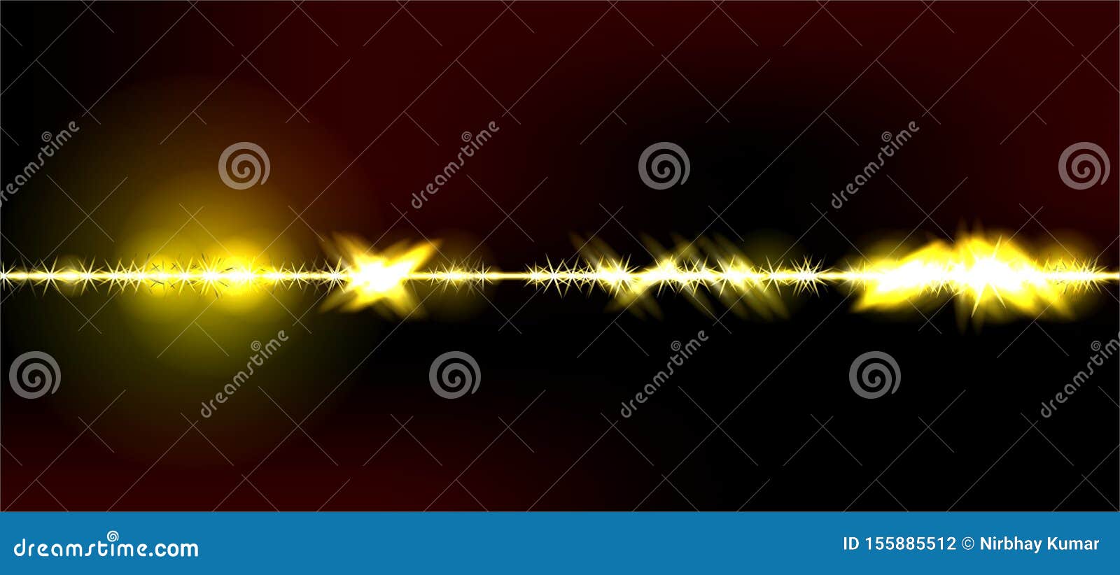 Vector Golden Fire Life Line Background Stock Vector - Illustration of ...