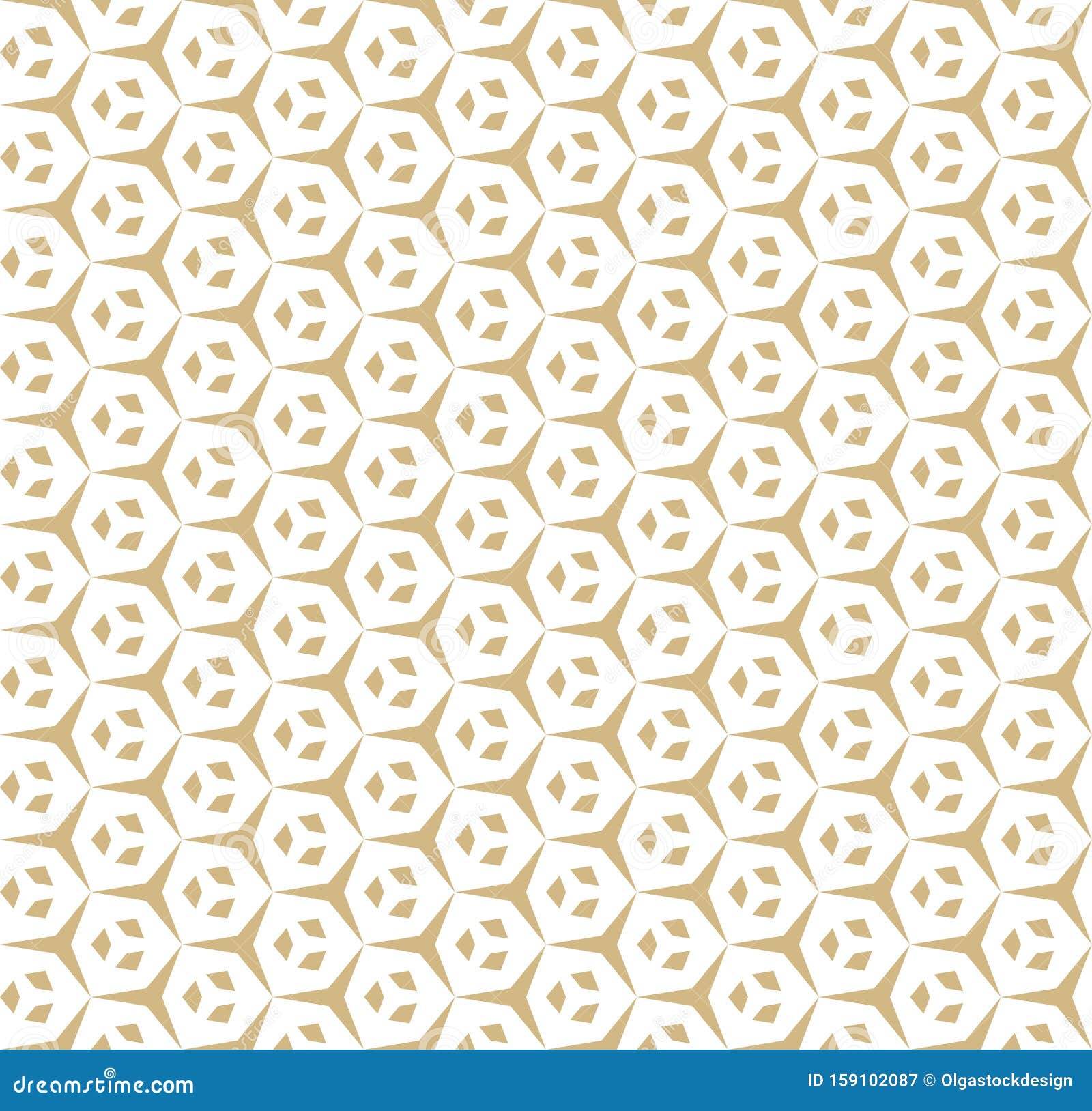 Vector Golden Geometric Seamless Pattern with Edgy Triangular Shapes ...
