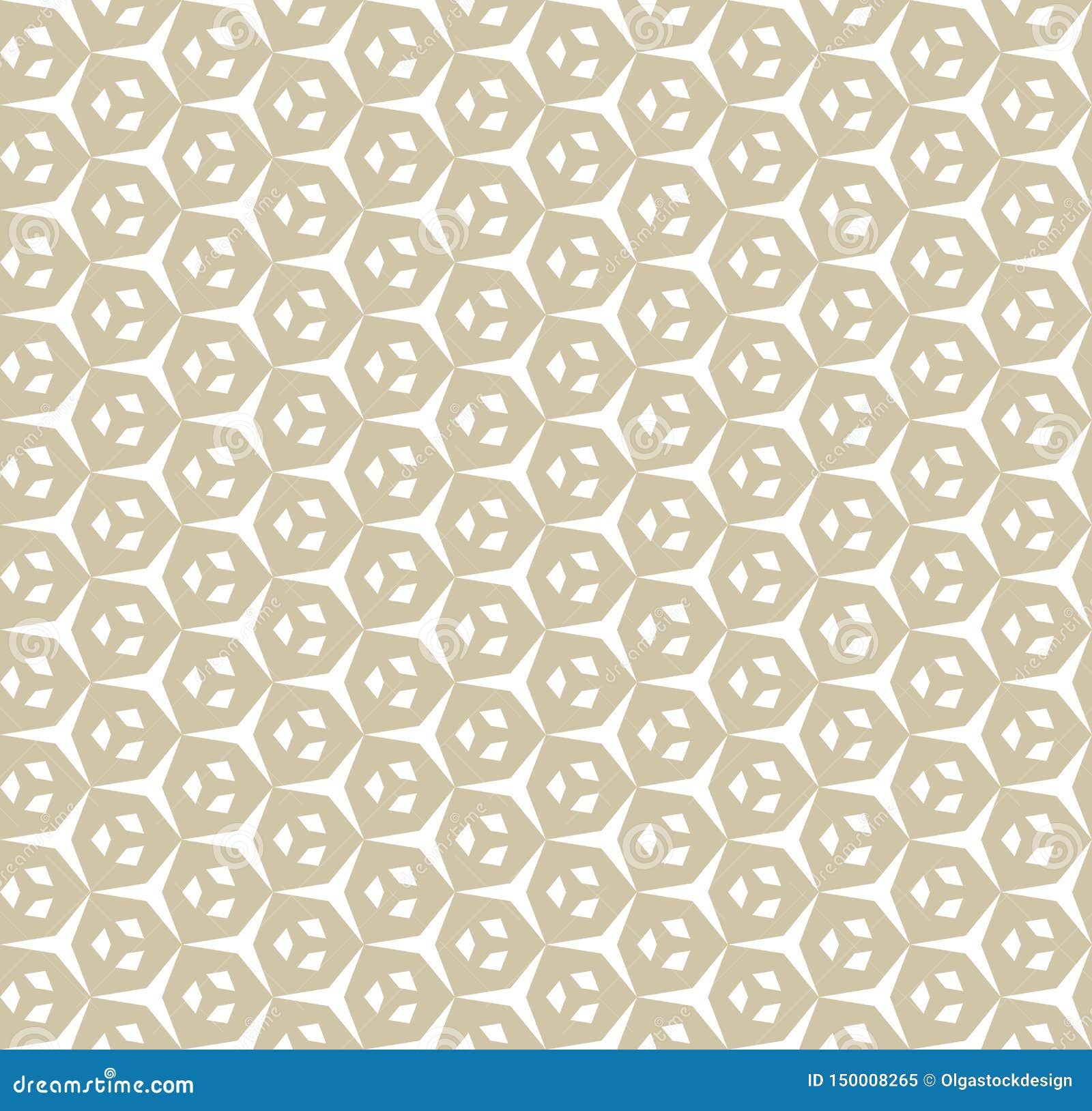 Vector Golden Geometric Seamless Pattern with Small Diamond Shapes ...