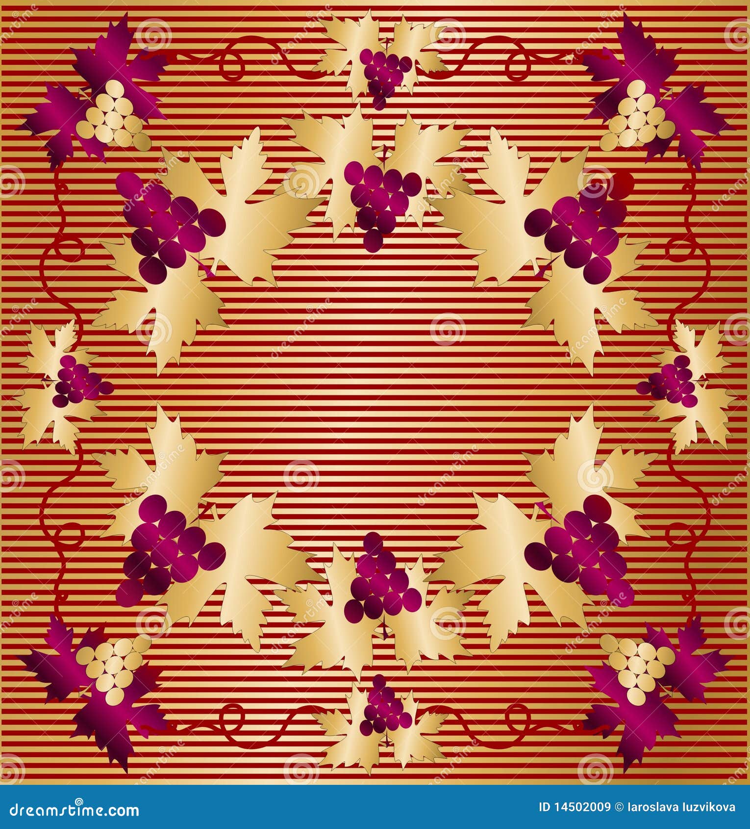 Grape Label Template. Bunch Of Black Grapes With Leaves Isolated On ...