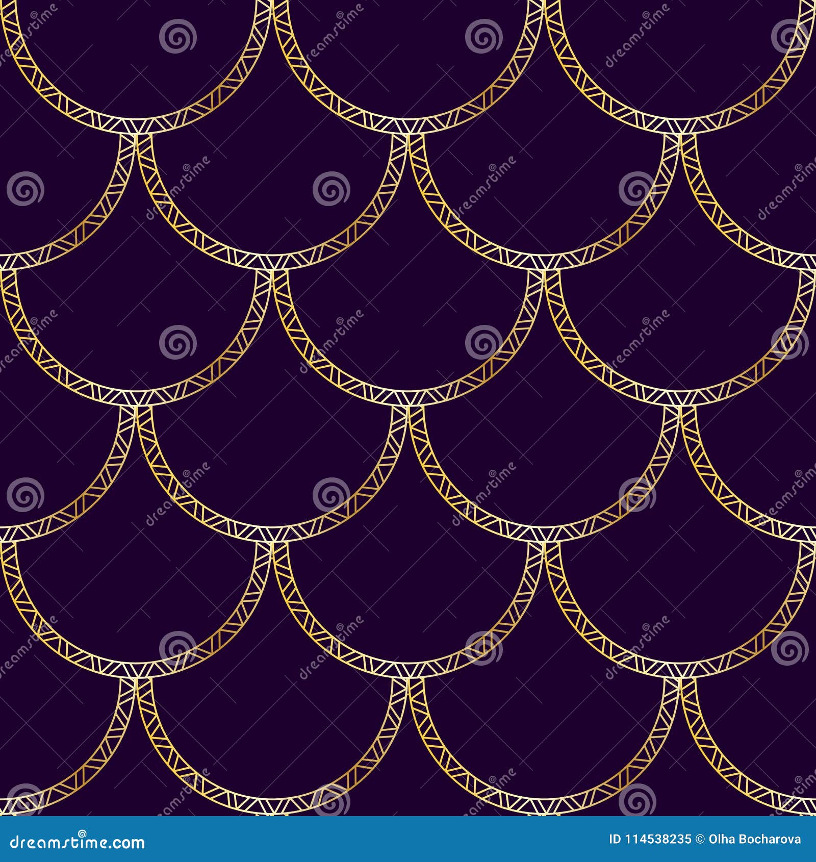 Vector Golden Mermaid Tail Texture. Fish Scale Seamless Pattern Stock ... Vector Golden Mermaid Tail Texture. Fish Scale Seamless Pattern Stock ...