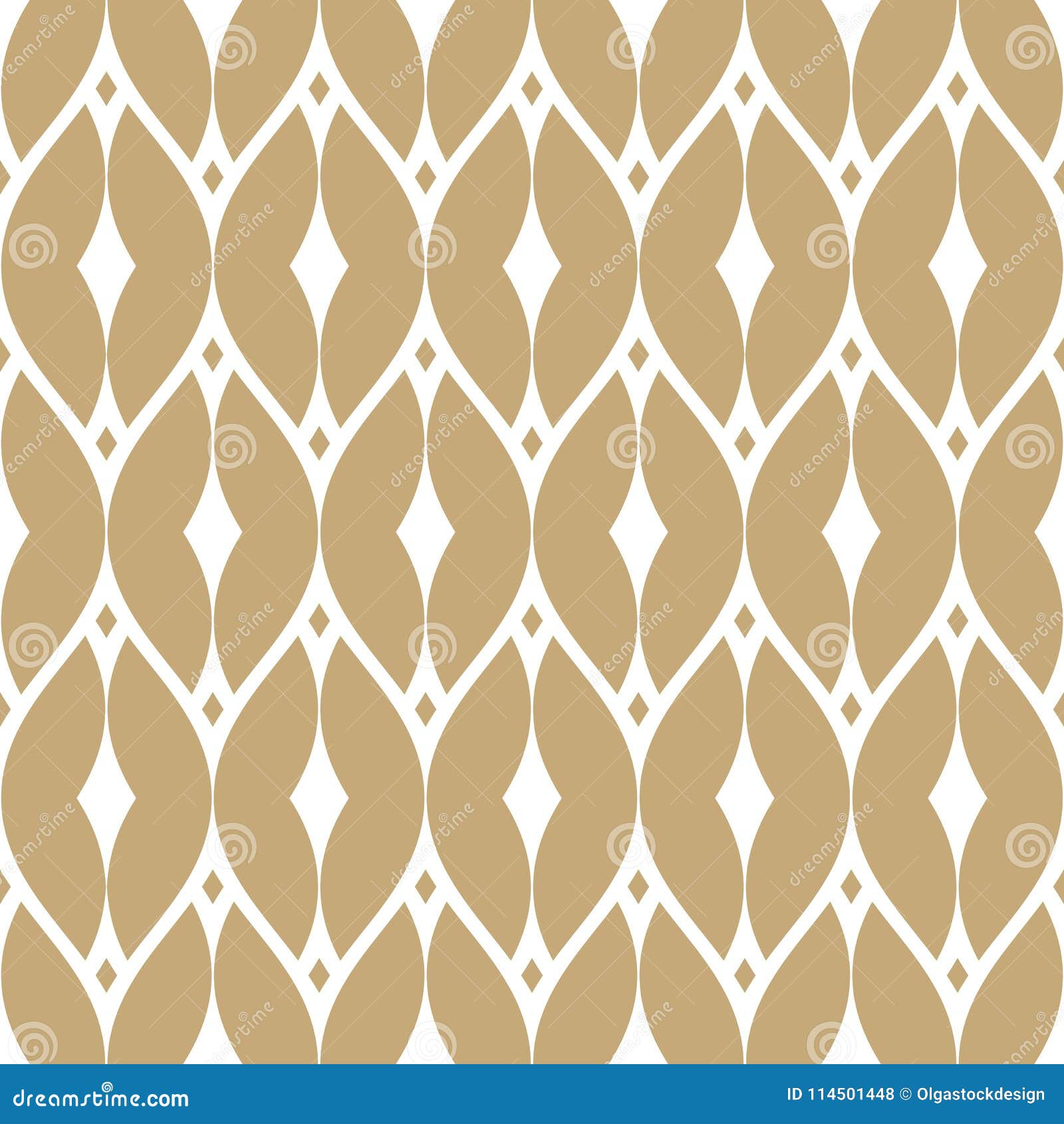 Vector Golden Mesh Seamless Pattern. Gold and White Luxury Background ...
