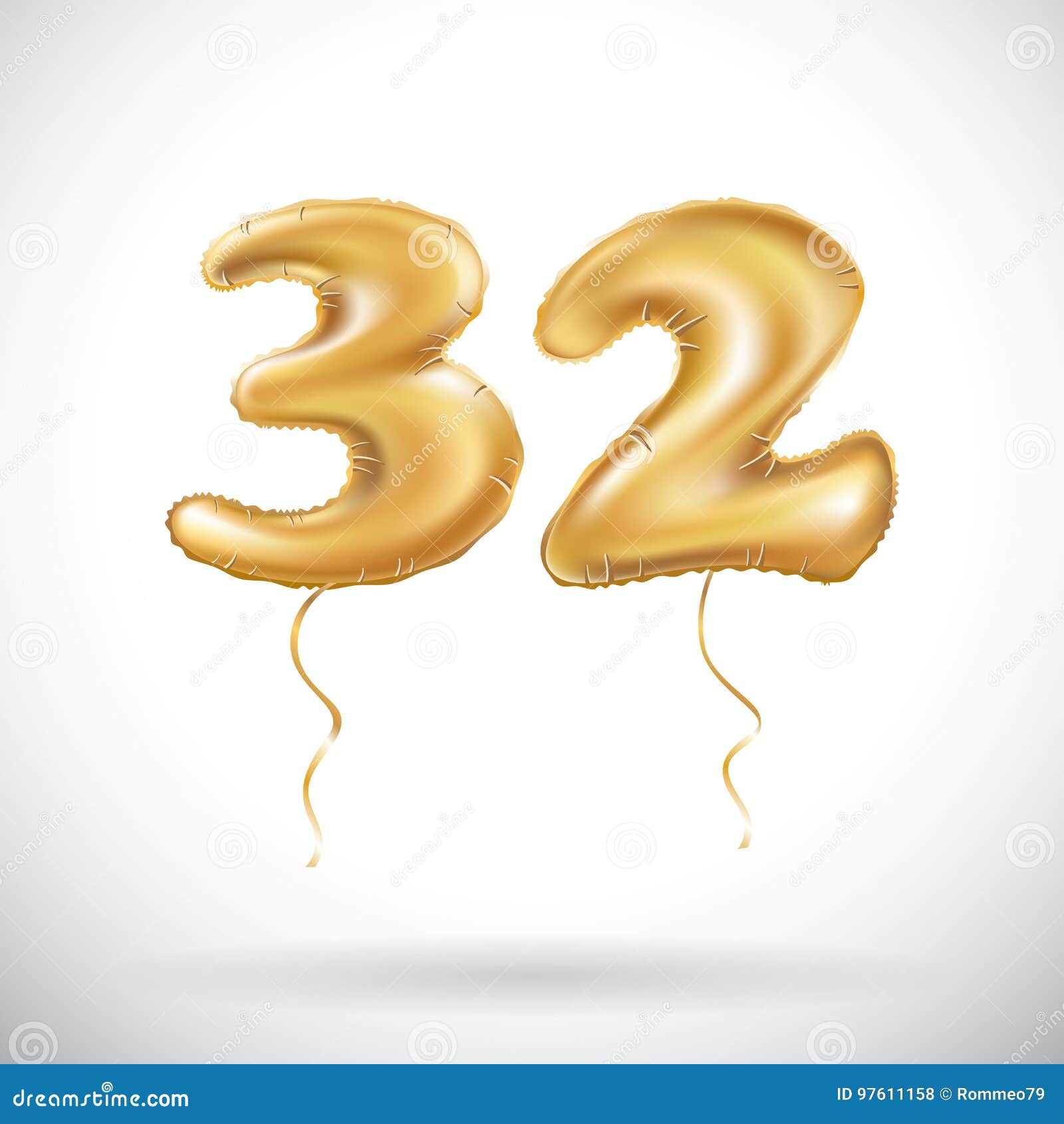 Decorative Number 32 Stock Illustrations – 104 Decorative Number 32 ...