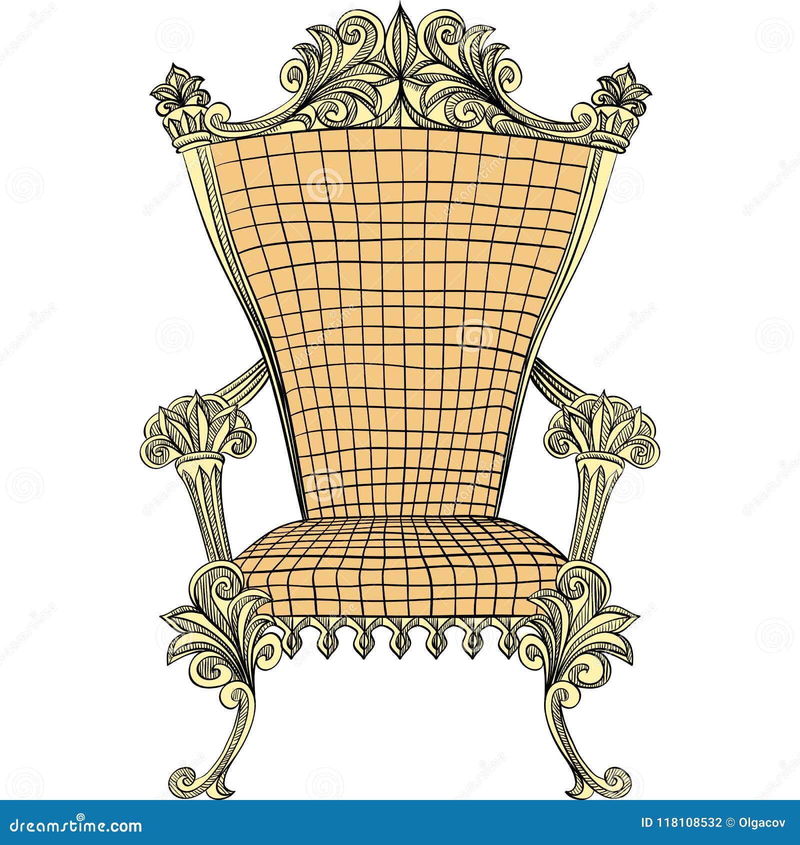Royal Throne In Medieval Castle Cartoon Vector | CartoonDealer.com ...