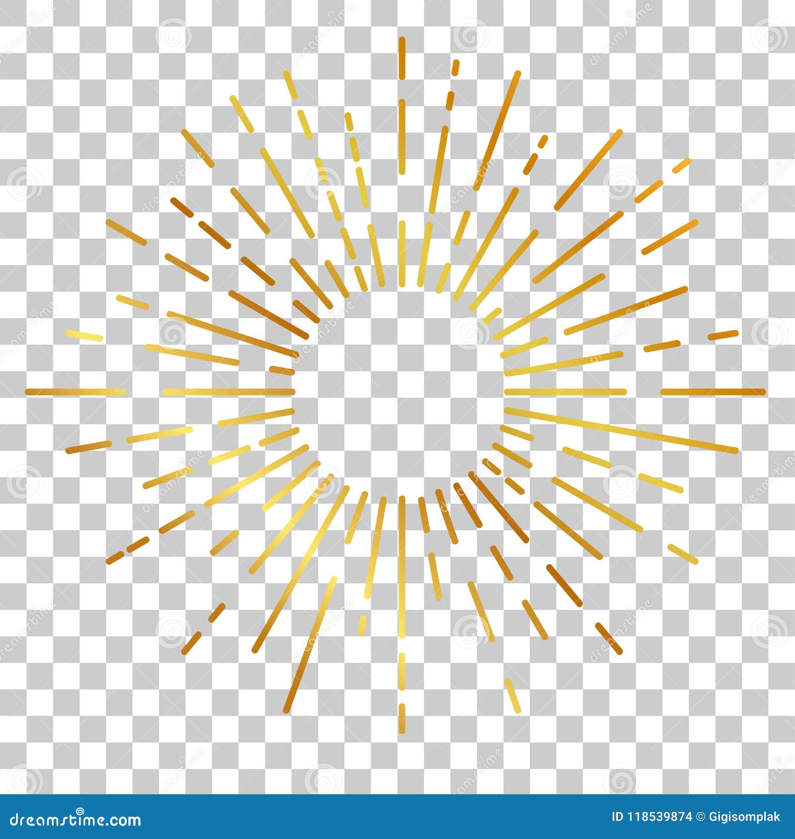 Golden Sunburst at Transparent Effect Background Stock Vector ... Golden Sunburst at Transparent Effect Background Stock Vector ...