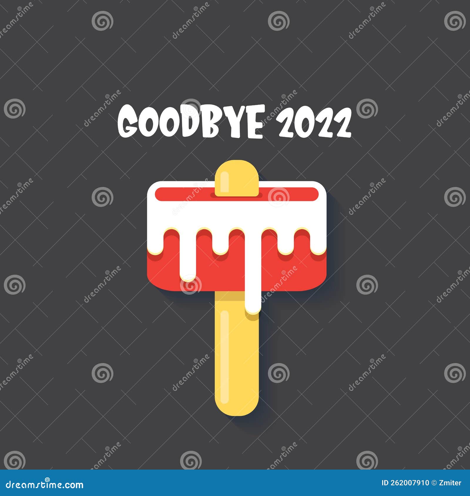 Vector Goodbye 2022 Hello 2023 Year Vector Concept Illustration With ...