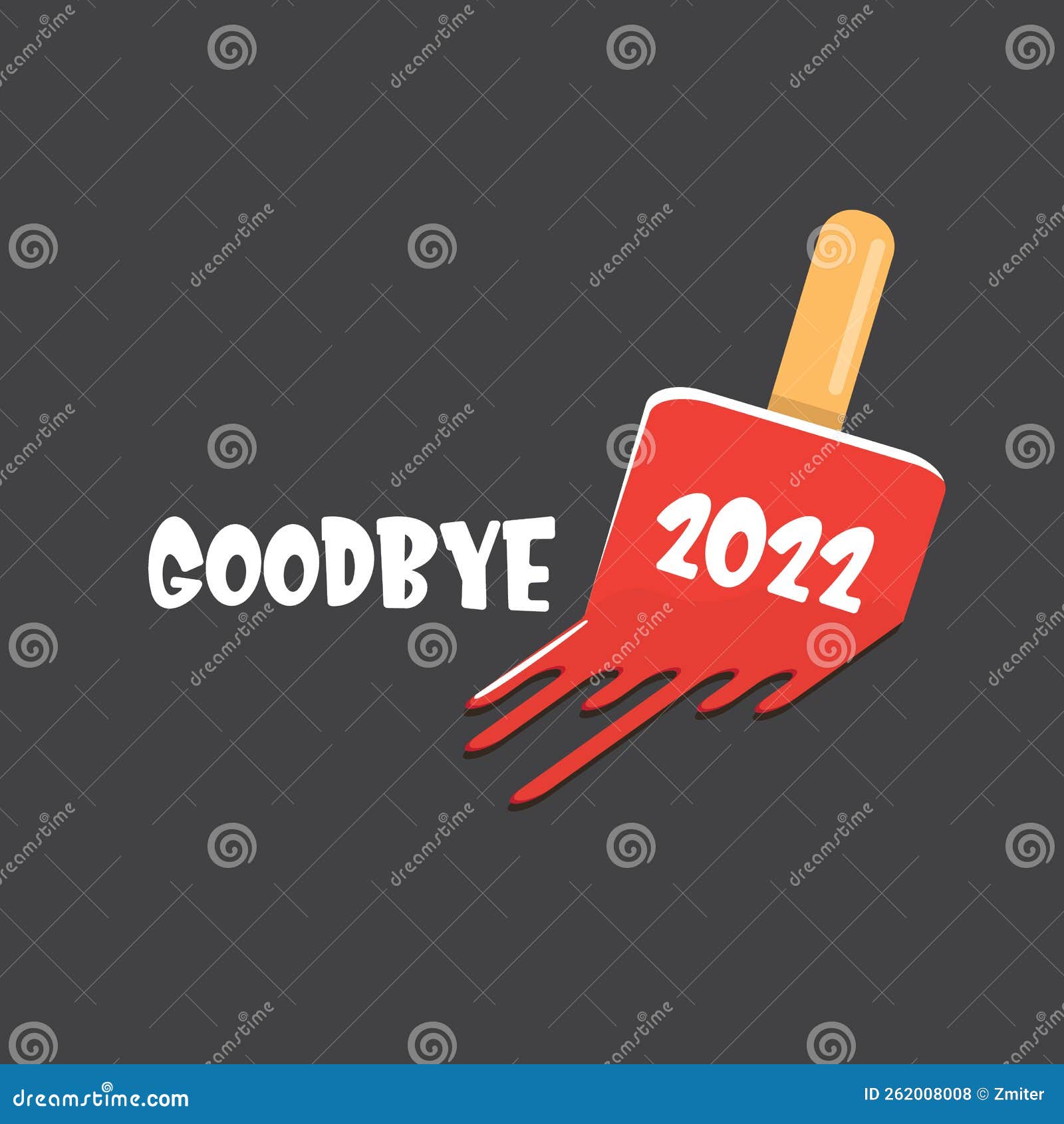 Vector Goodbye 2022 Hello 2023 Year Vector Concept Illustration with ...