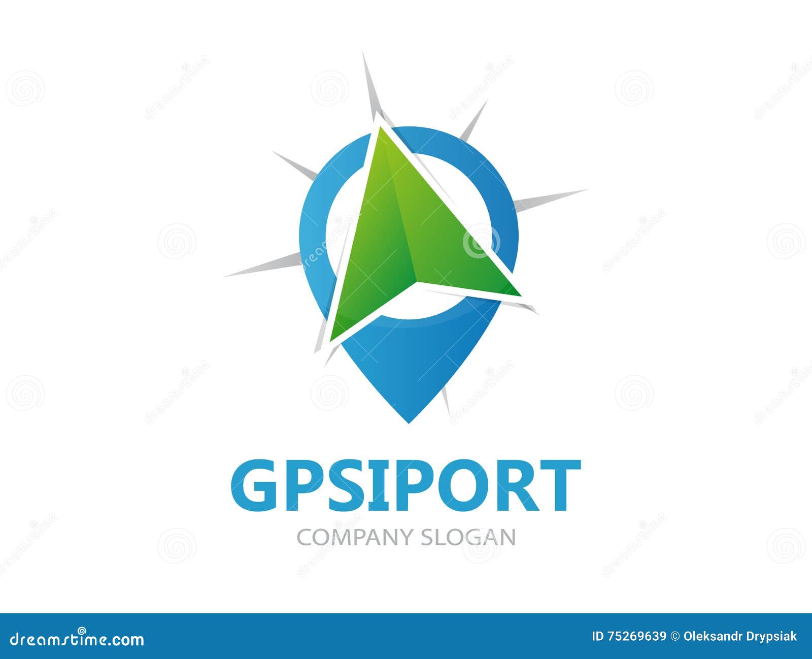 Vector gps logo stock vector. Illustration of marker - 75269639