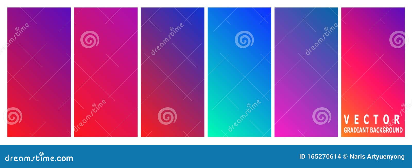 Vector Abstract Colorful Gradient Background Stock Vector ...