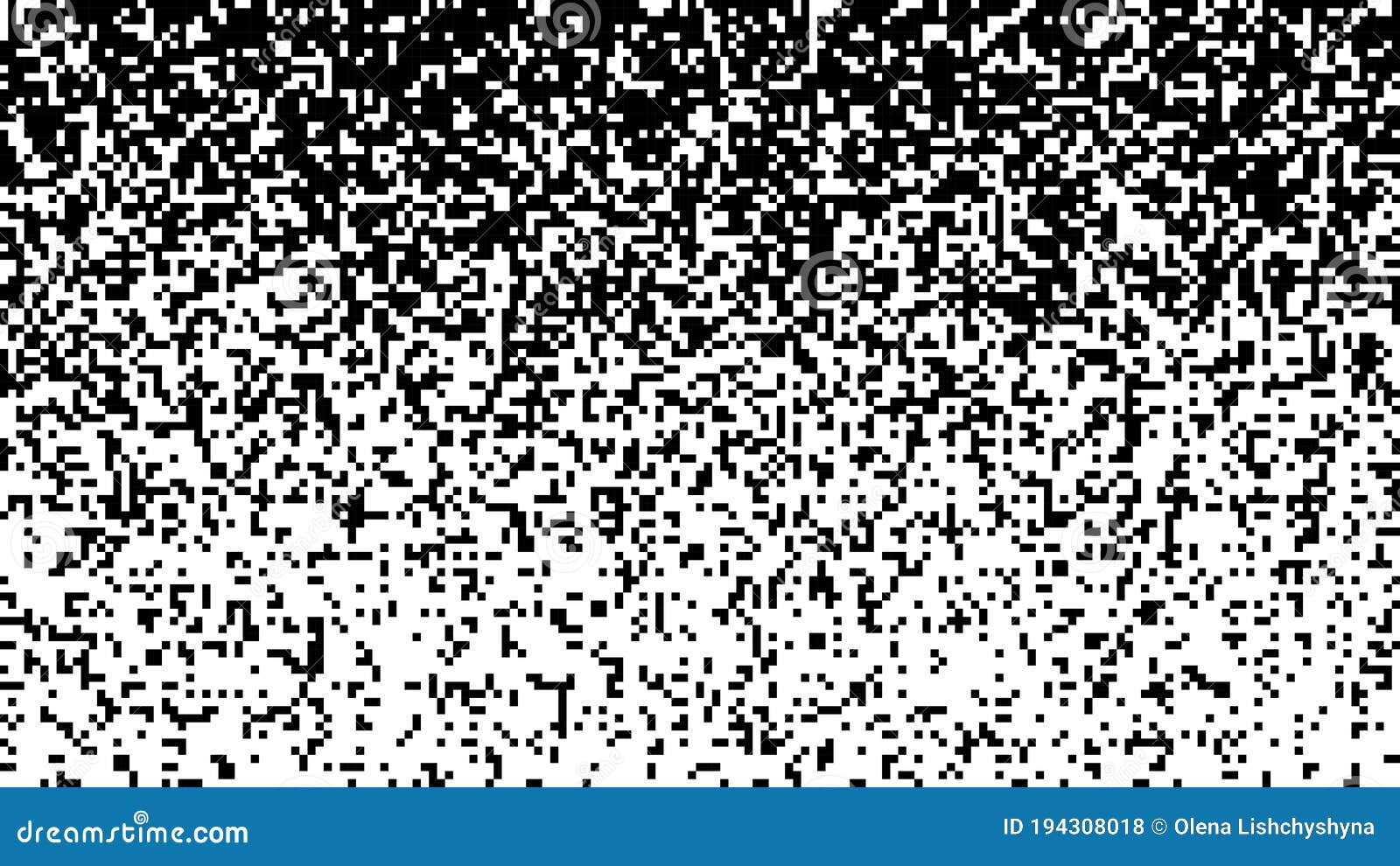 Falling Pixels. Pixel Abstract Mosaic Gradient Design. Halftone Effect ...