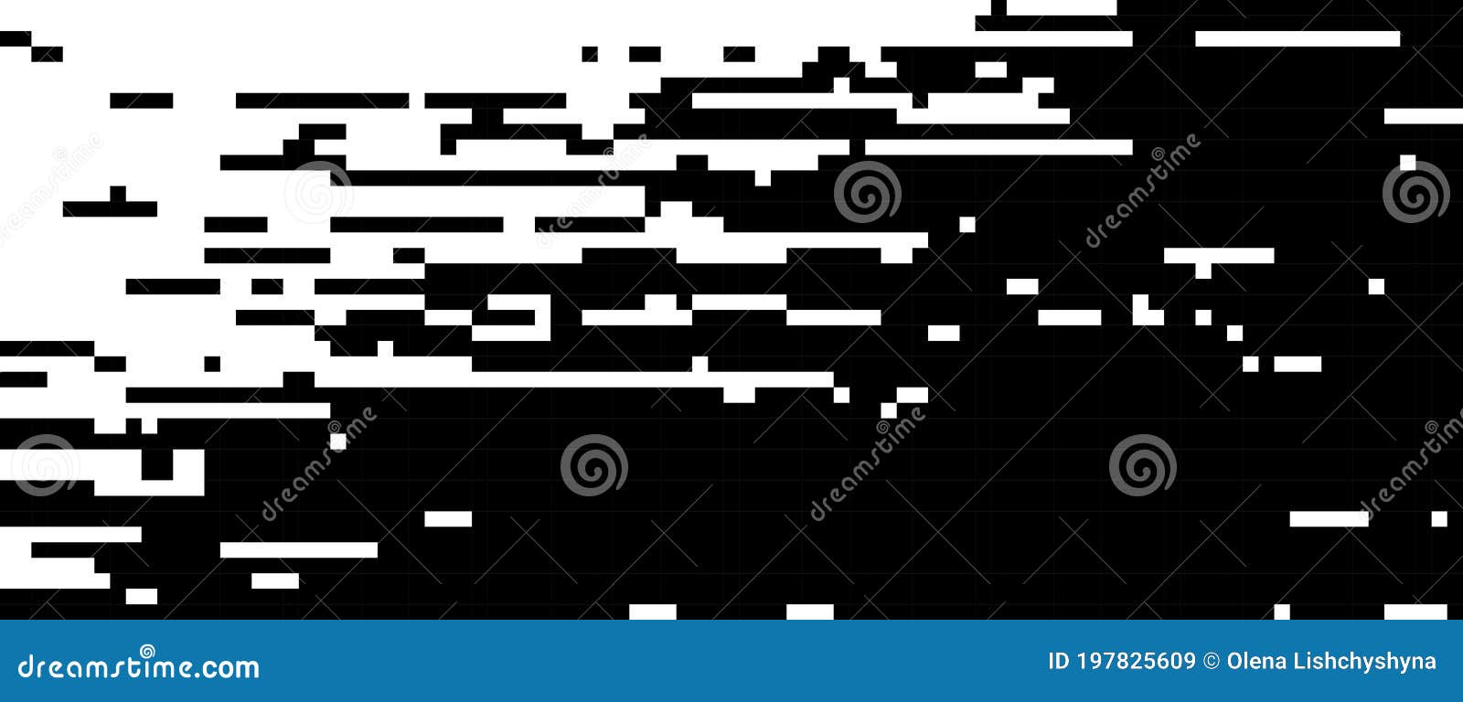 Falling Pixels. Pixel Abstract Mosaic Gradient Design. Halftone Effect ...