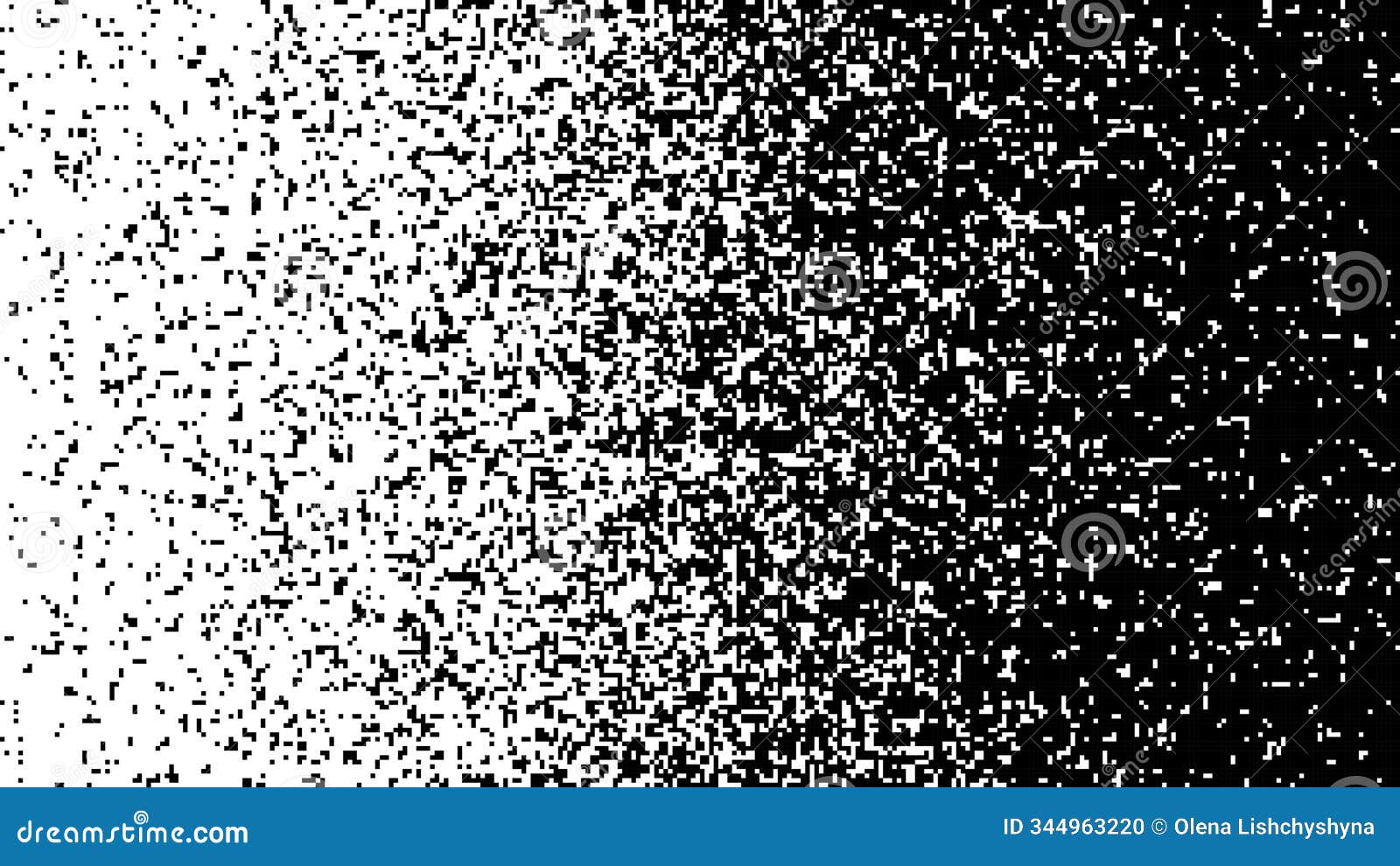 Falling Pixels In The Style Of Mentis. Pixel Abstract Mosaic Gradient ...