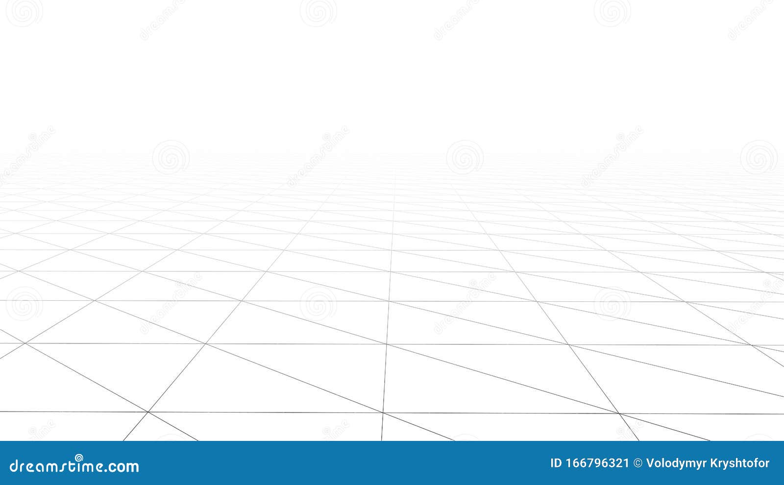 Vector Gradient Perspective Grid. Detailed Lines on White Background ...