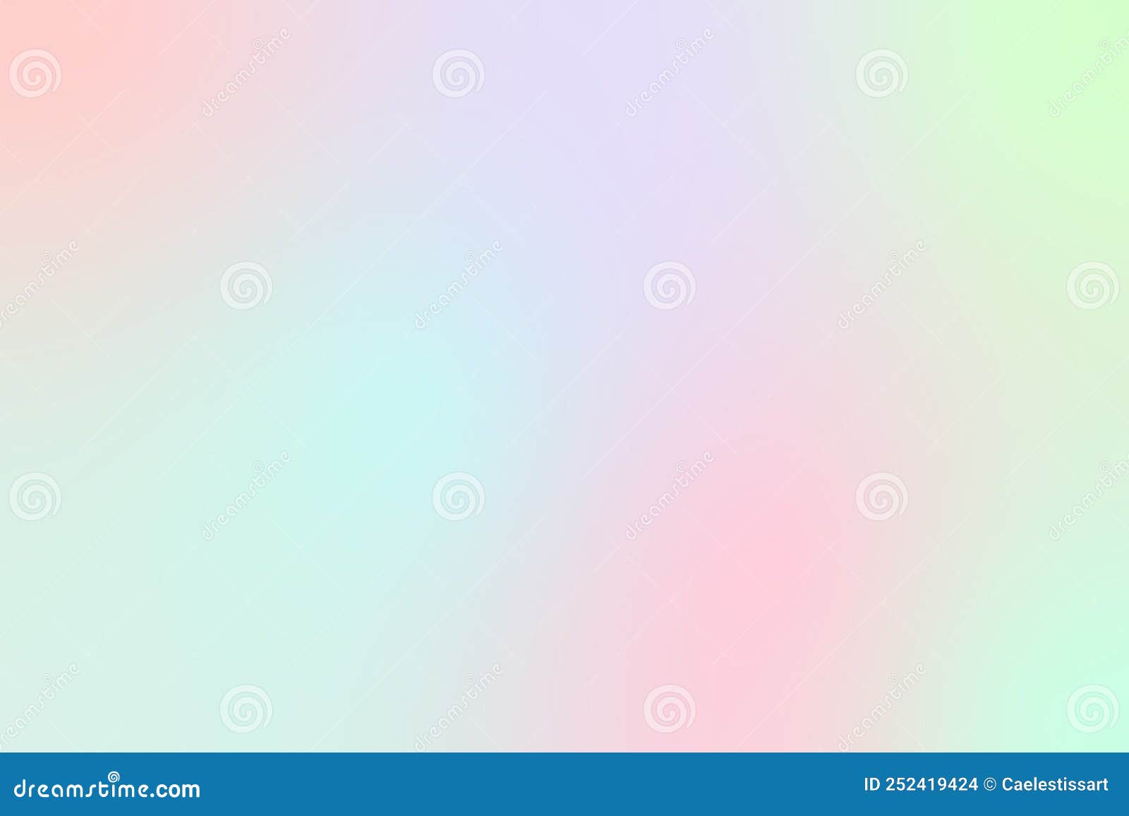 Vector Gradient Soft Pastel Horizontal Background. Colorful Abstract ...