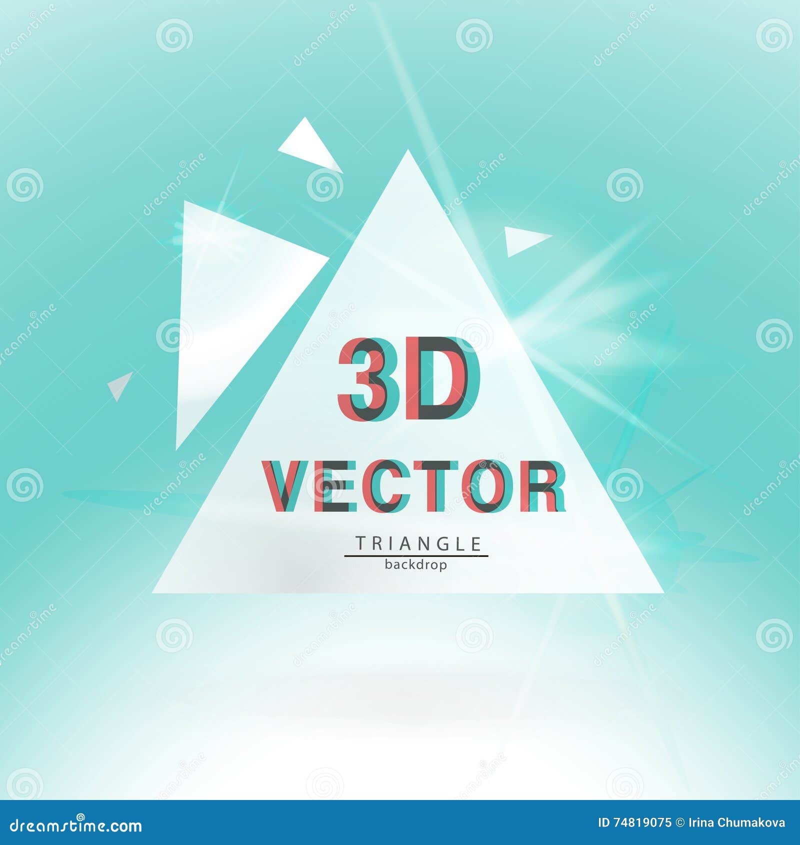 3d Triangle Graphic Design