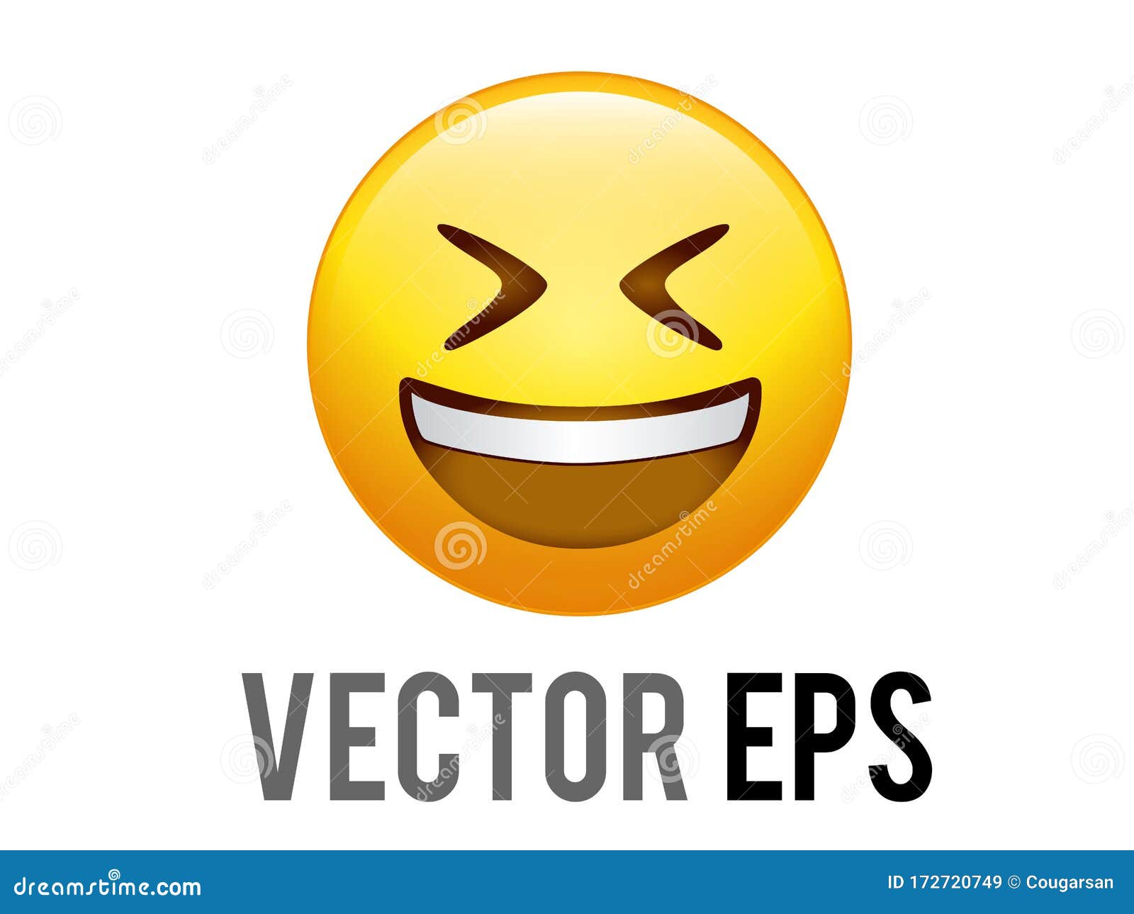 3D Yellow Laugh Emoticon With Tears In Chat Bubble Vector Illustration ...