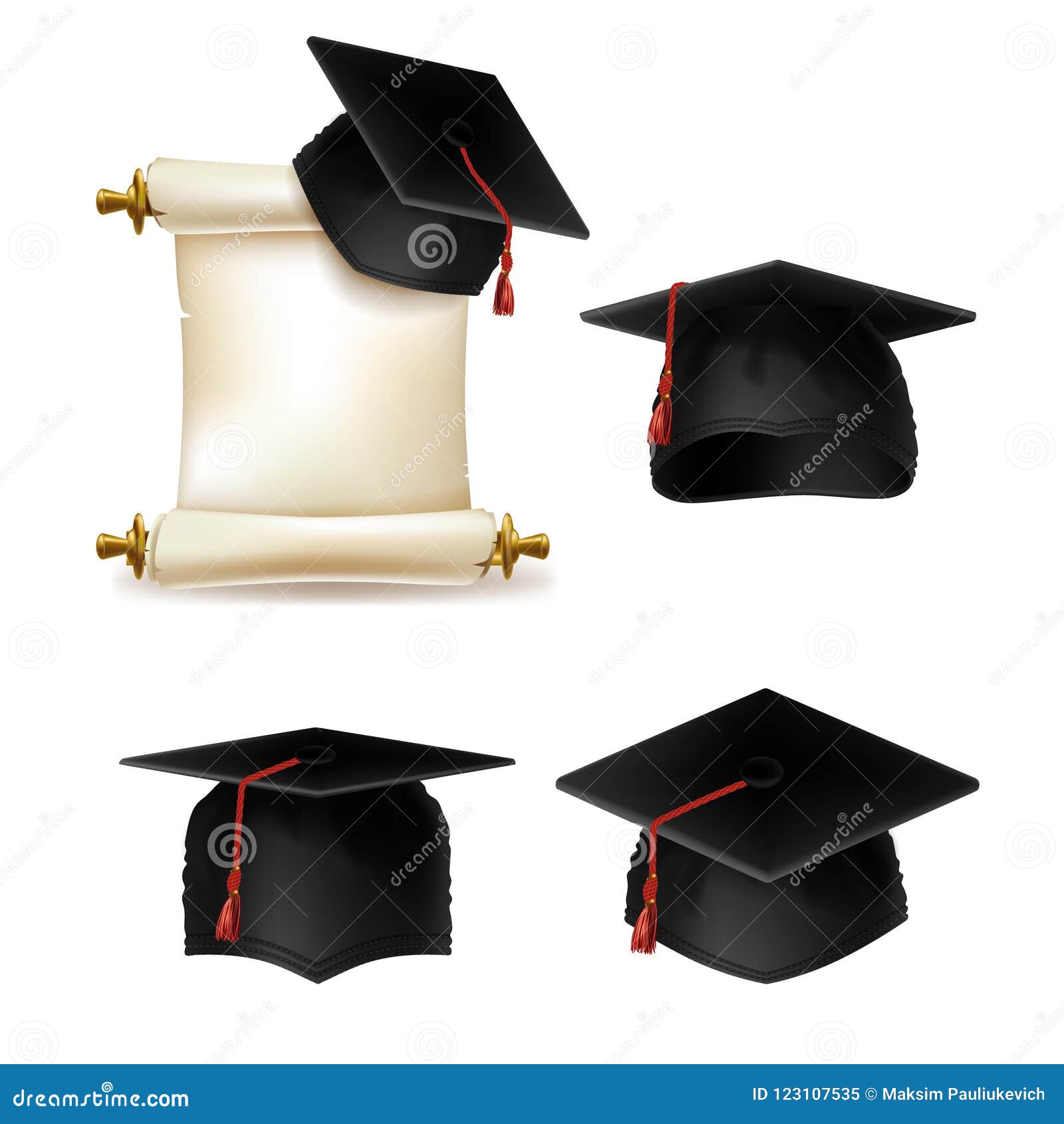Vector Graduation Cap Infographic, Education Diagram, Knowledge Chart ...