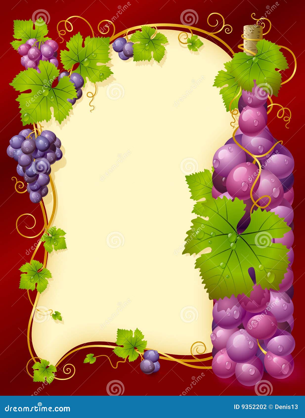 Grape Borders And Frames