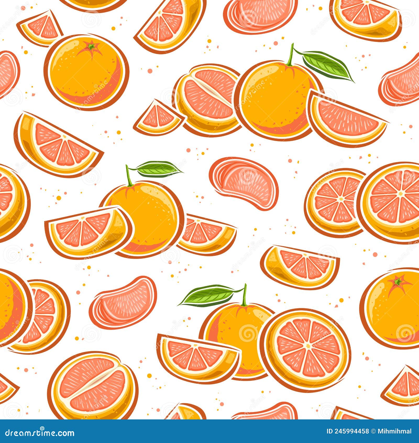 Vector Grapefruit Seamless Pattern Stock Vector - Illustration of group ... Vector Grapefruit Seamless Pattern Stock Vector - Illustration of group ...