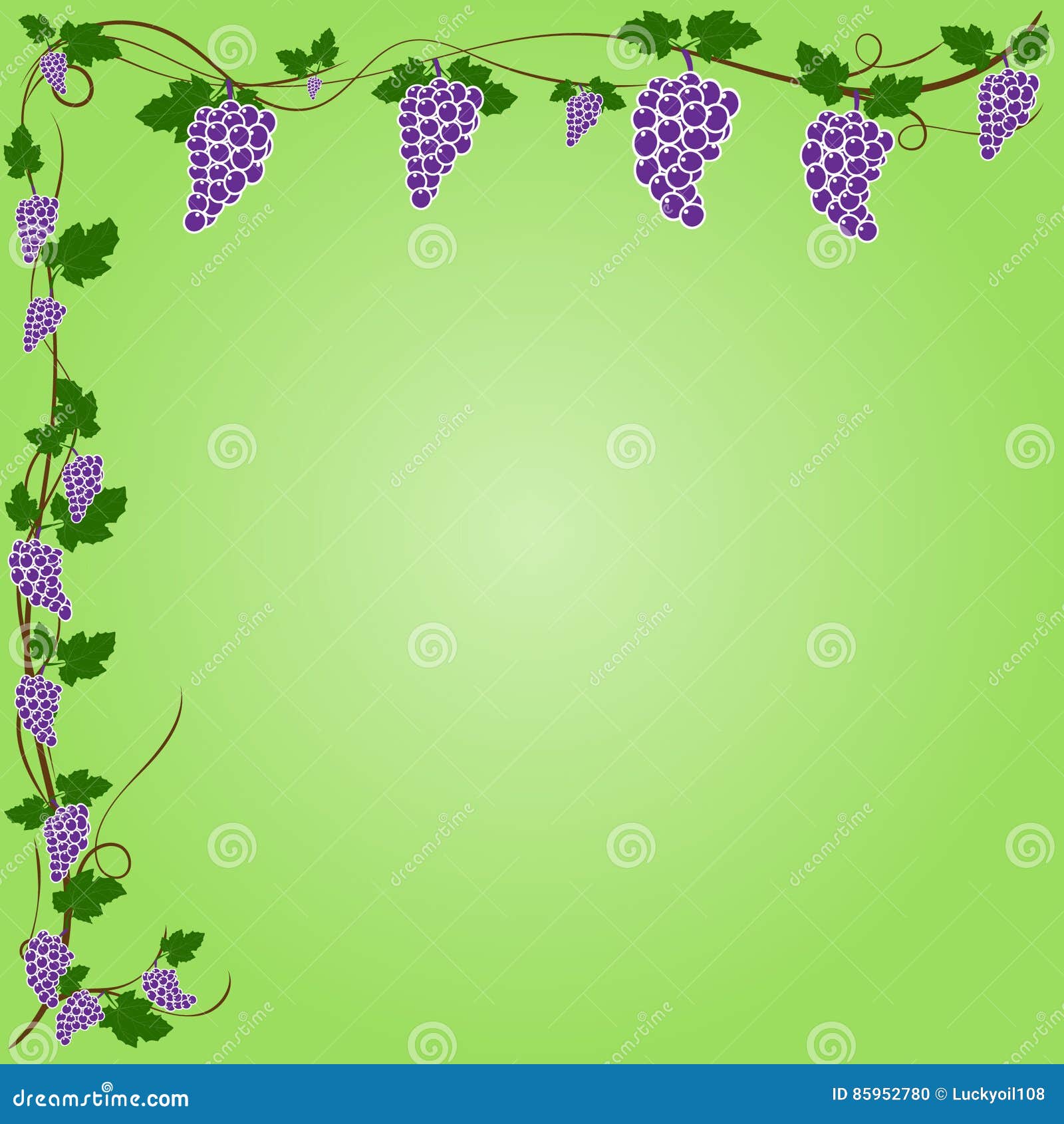Vector Grapes Design Graphic Stock Vector - Illustration of vine ...