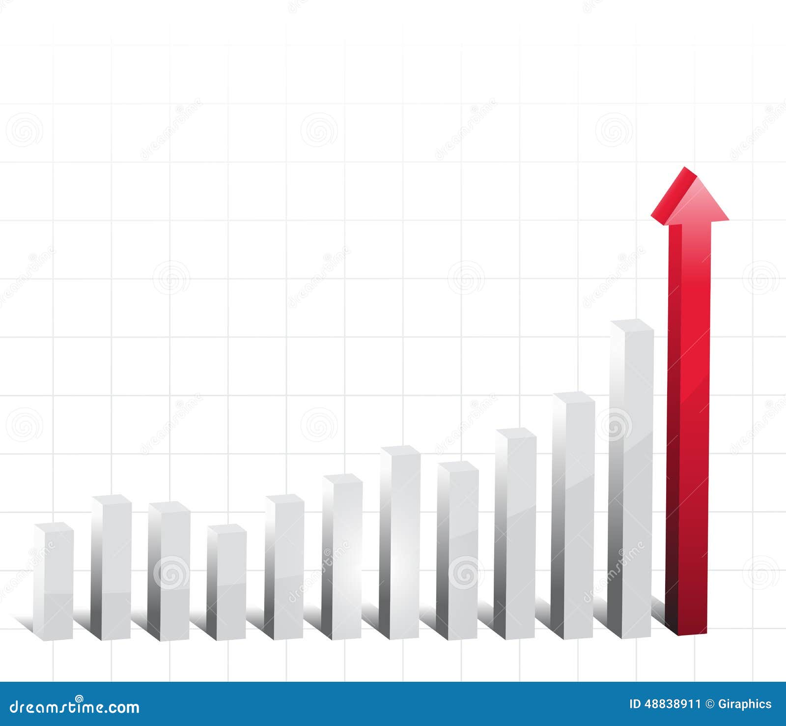 Vector Graph stock vector. Illustration of market, information - 48838911