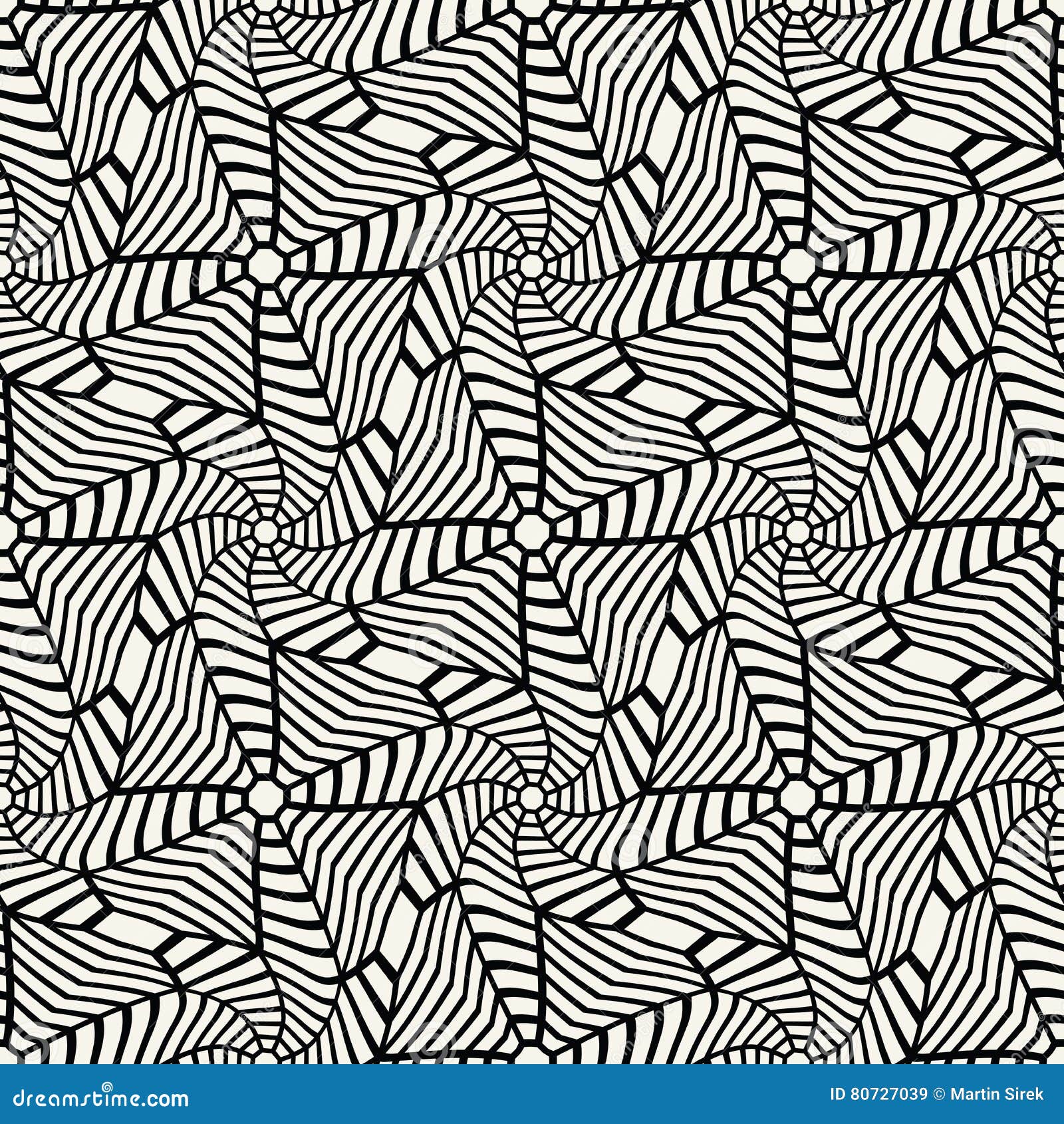 Vector Graphic Abstract Geometry Grid Pattern. Black and White Web ...