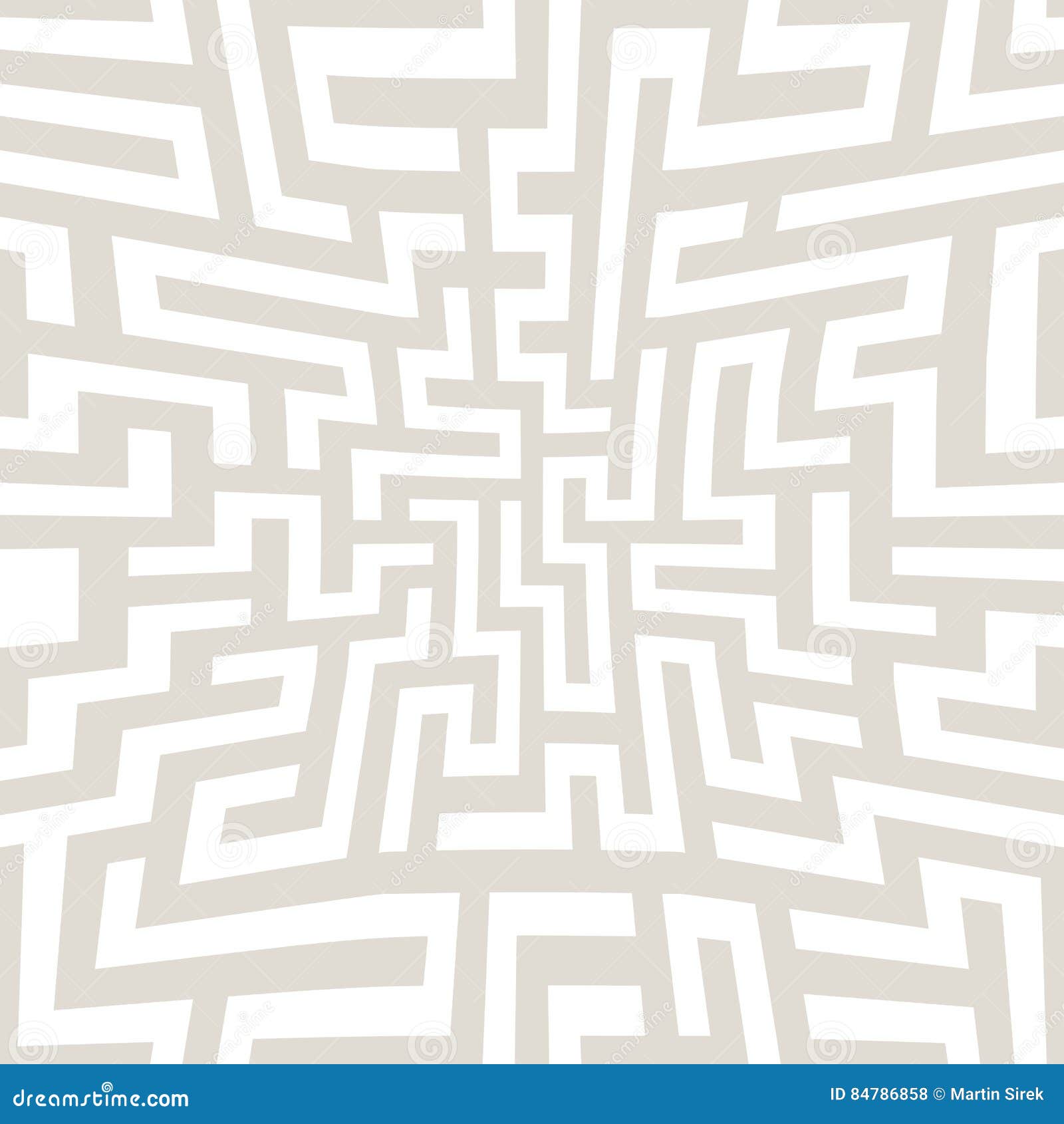 Vector Graphic Abstract Geometry Maze Pattern. Subtle Seamless ...
