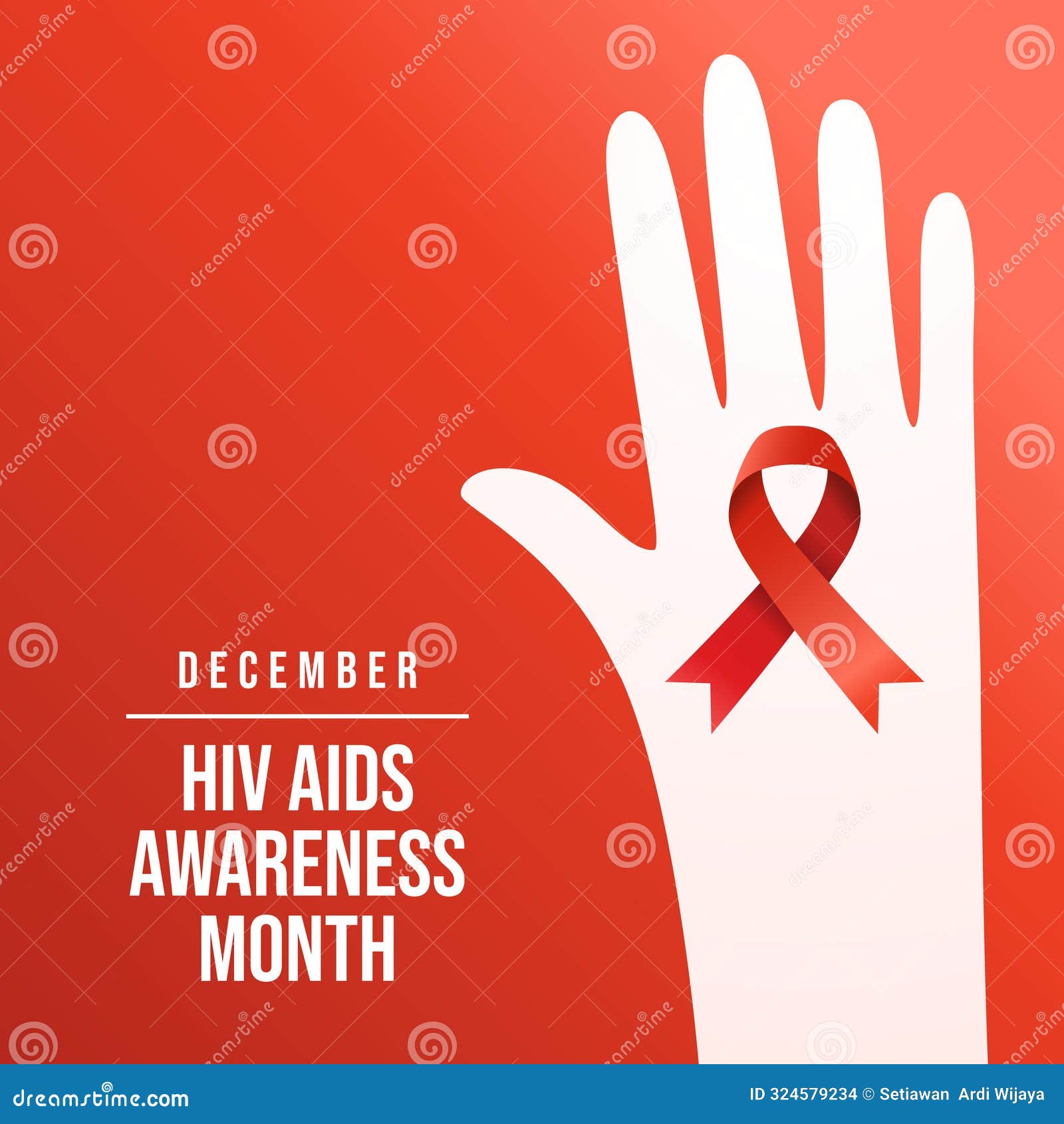 Vector Graphic of AIDS Awareness Month Ideal for AIDS Awareness Month ...