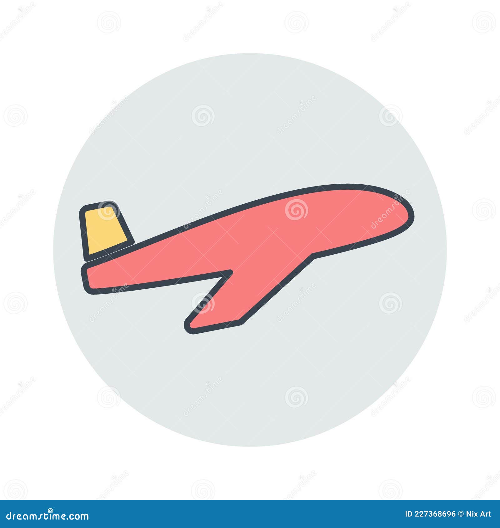 Simple Graphic Airplane