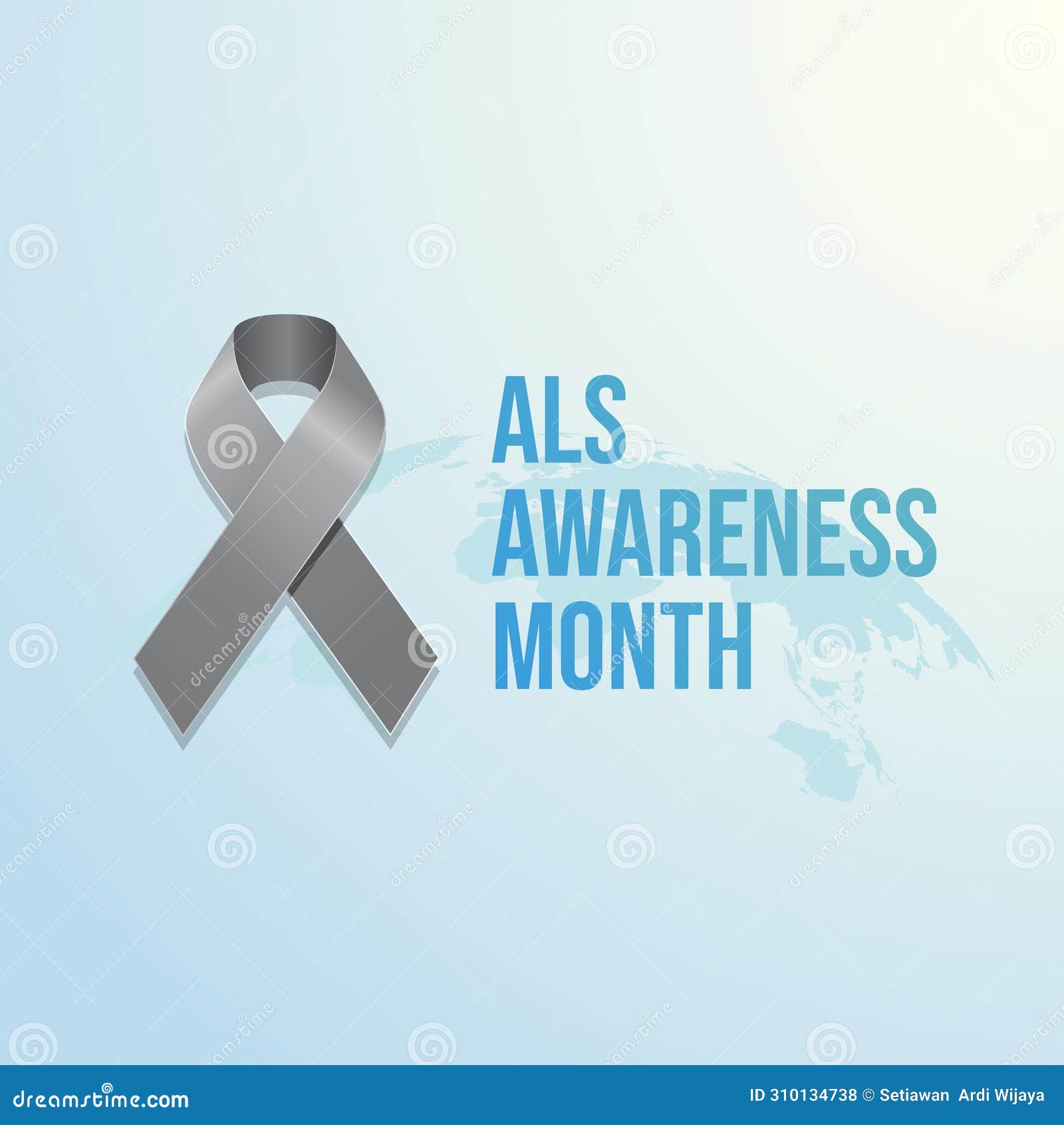 Vector Graphic of ALS Awareness Month Ideal for ALS Awareness Month ...
