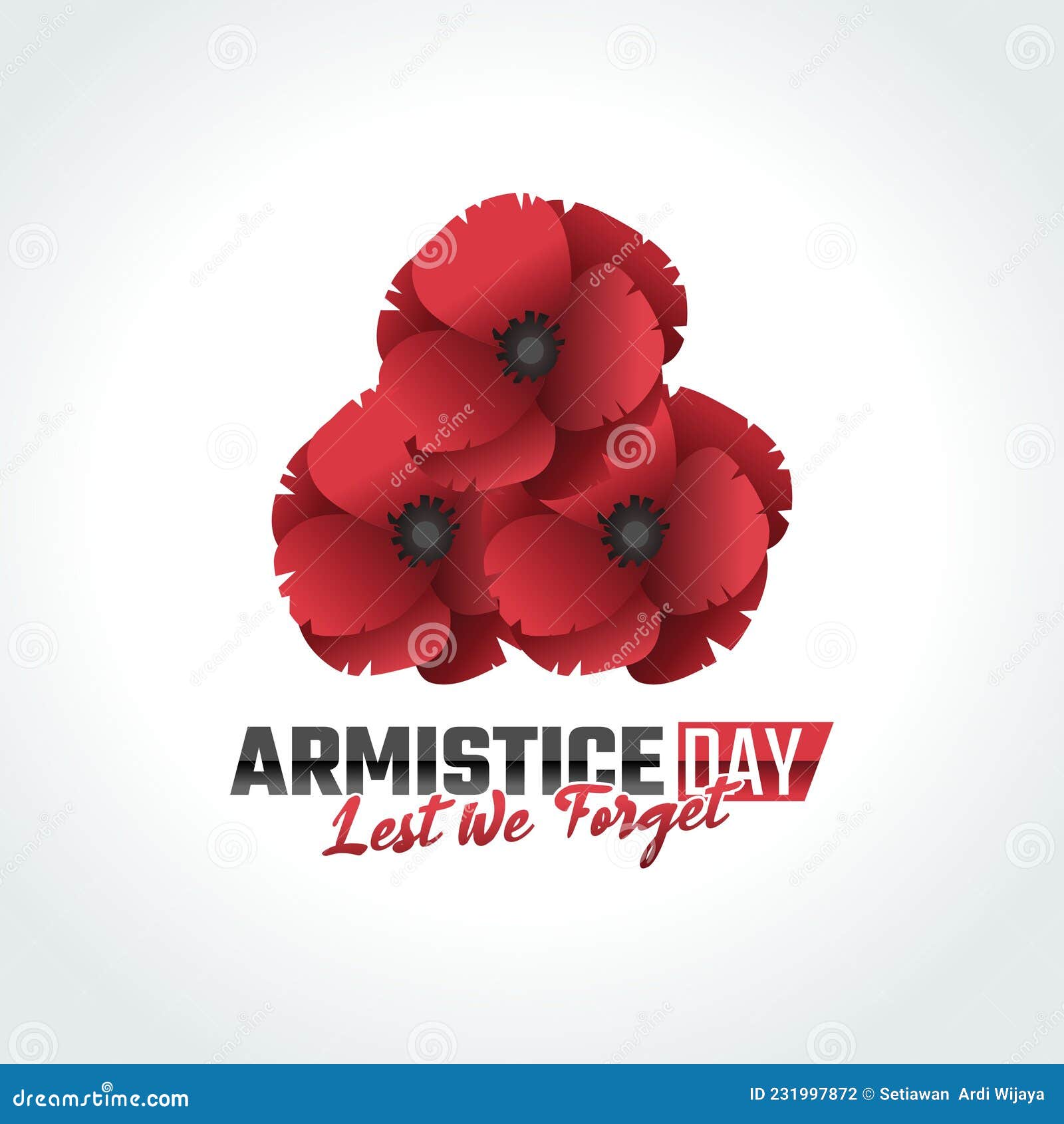 Vector Graphic of Armistice Day Stock Vector - Illustration of force ...