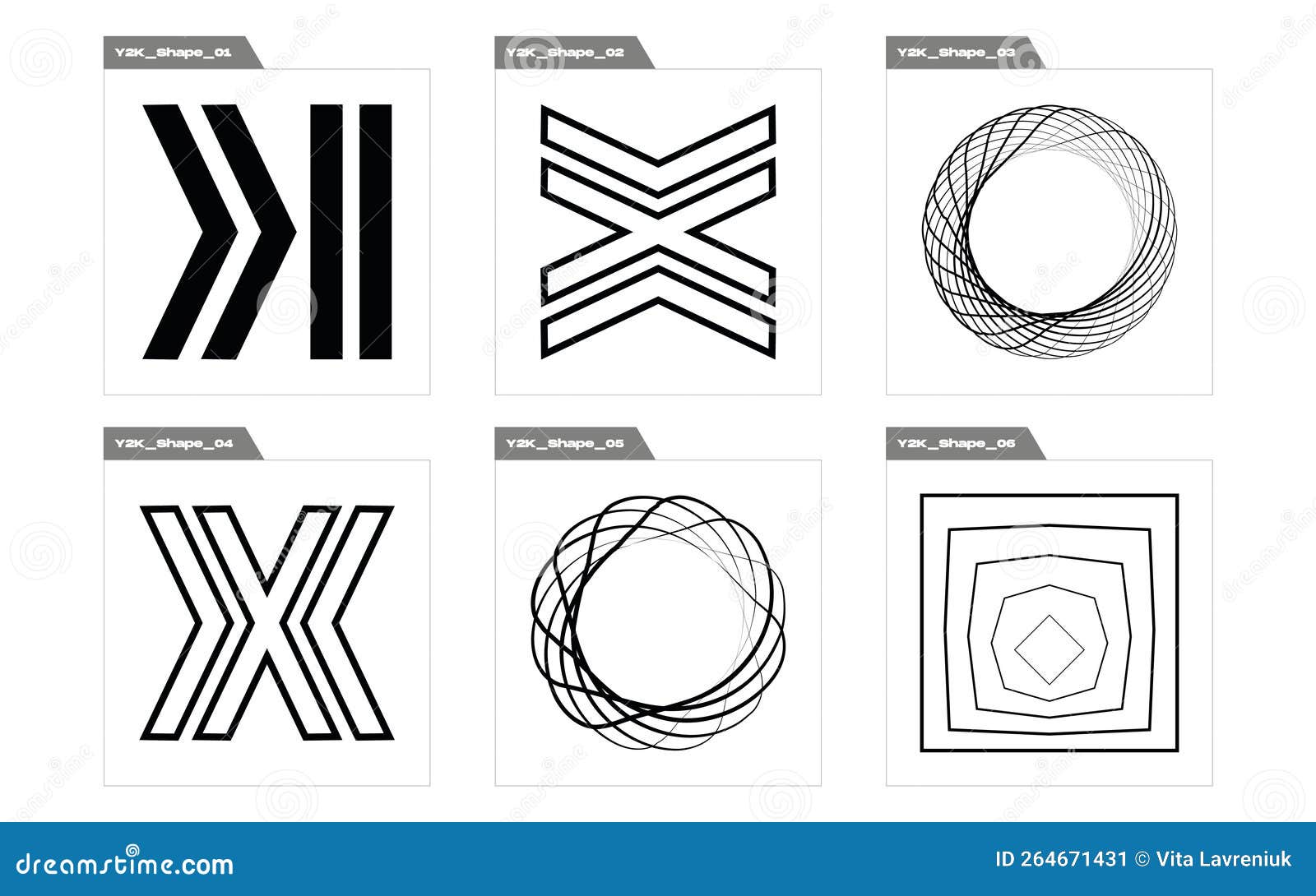 Vector Graphic Assets Set. Extraordinary Graphic Assets. Elements for ...