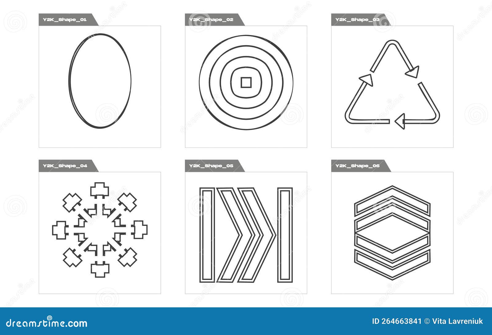 Vector Graphic Assets Set. Extraordinary Graphic Assets. Elements for ...