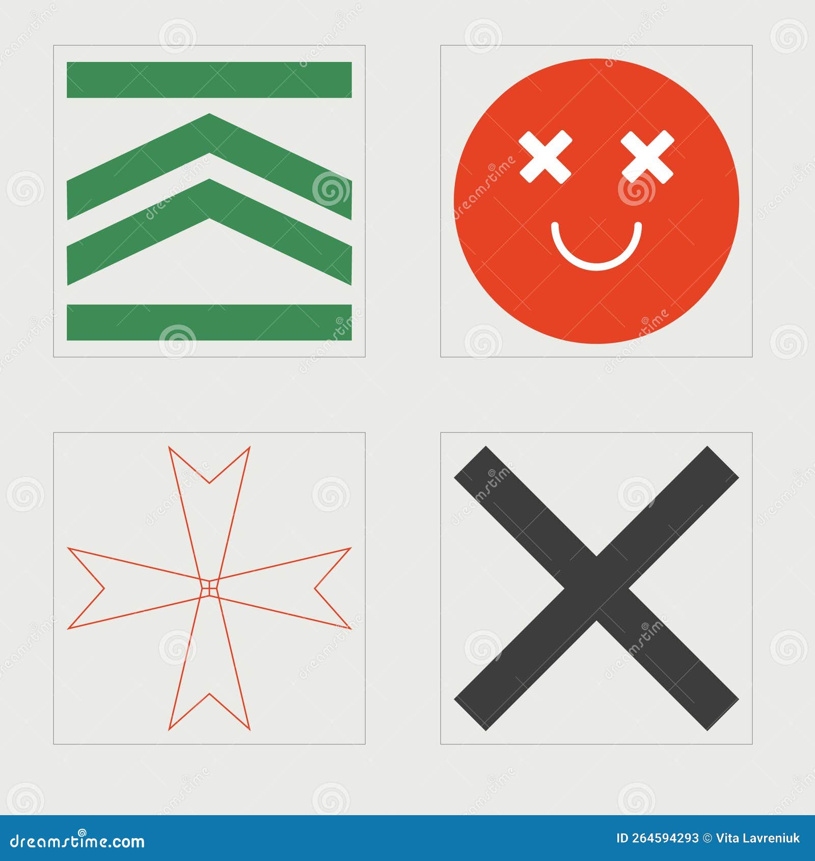 Vector Graphic Assets Set. Extraordinary Graphic Assets. Elements for ...