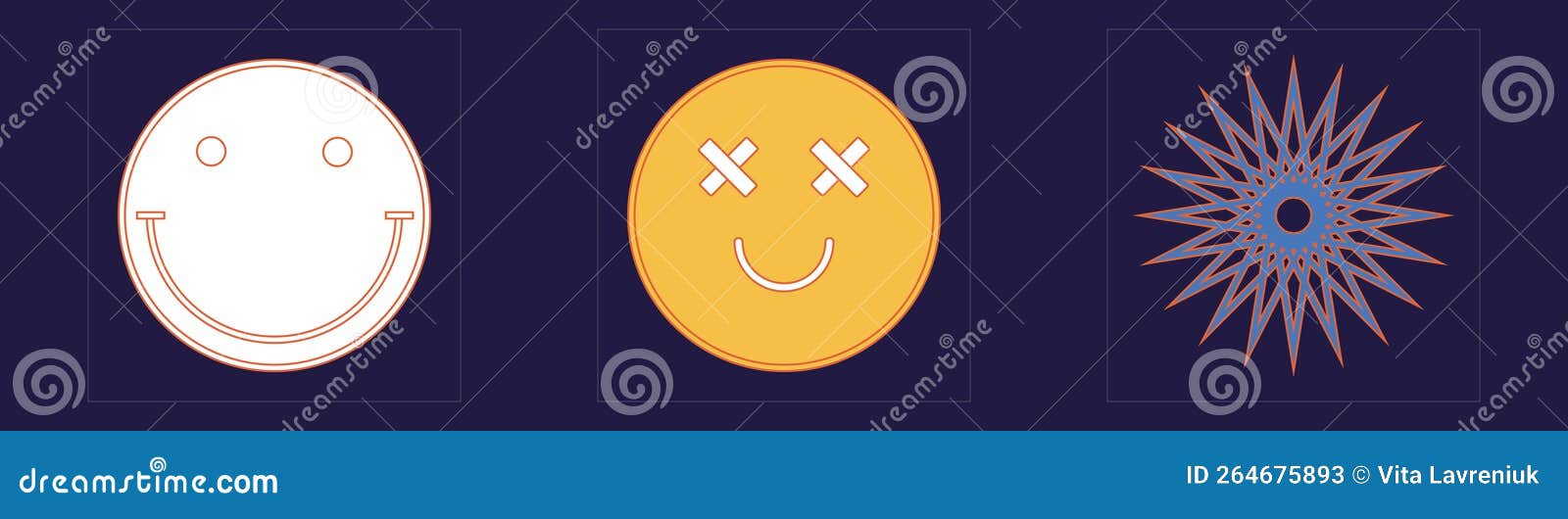 Vector Graphic Assets Set. Extraordinary Graphic Assets. Modern ...