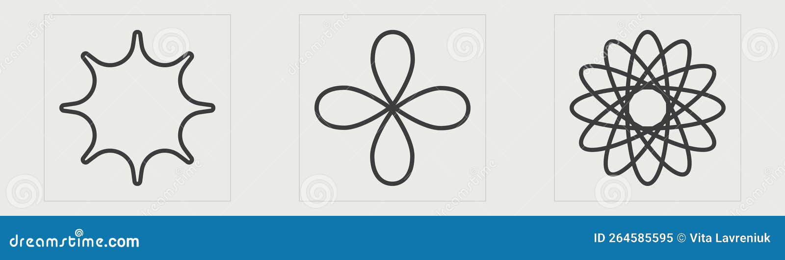 Vector Graphic Assets Set. Extraordinary Graphic Assets. Templates for ...