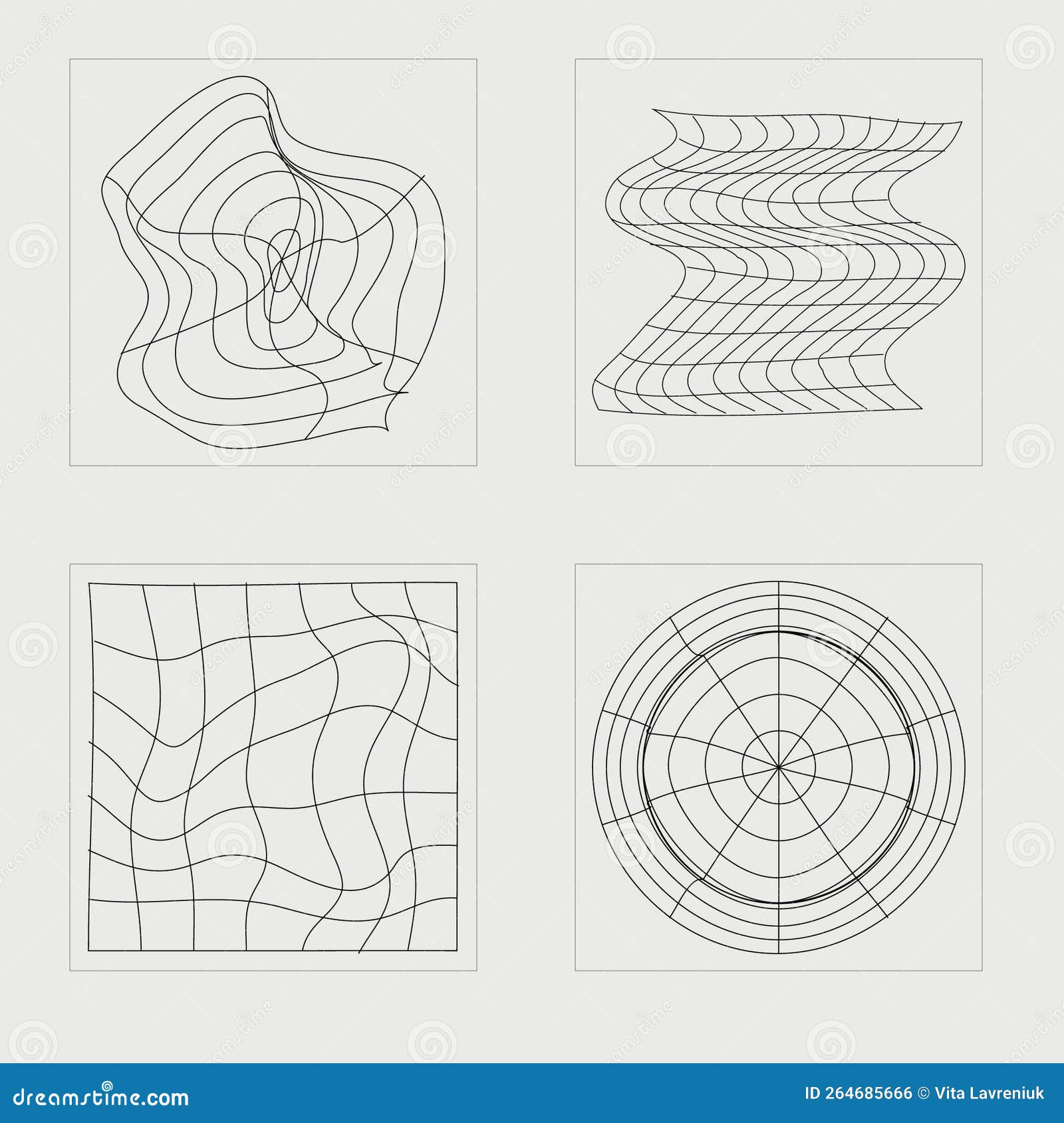 Vector Graphic Assets Set. Large Set of Retro Objects for Design ...