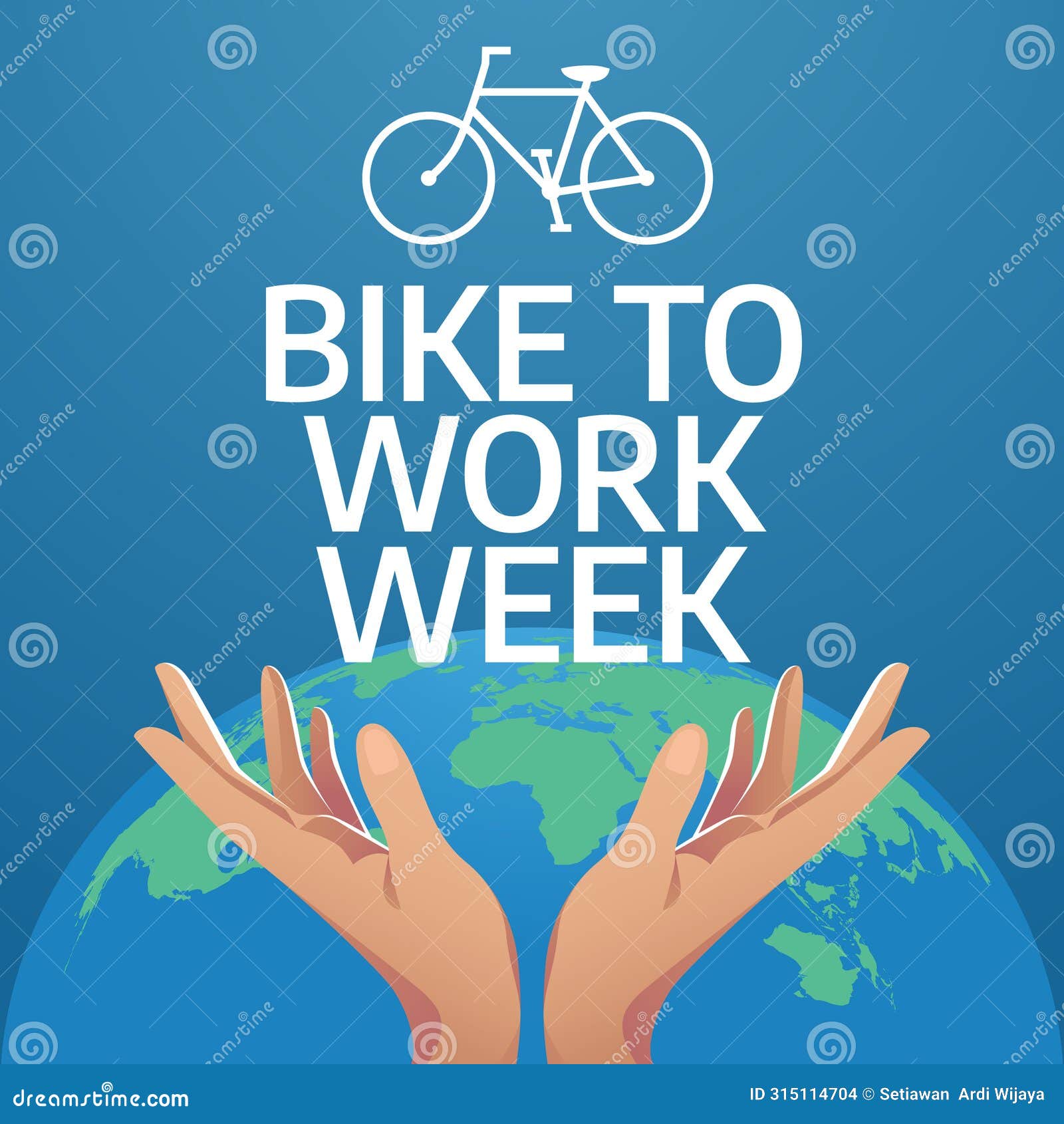 Vector Graphic of Bike To Work Week Ideal for Bike To Work Week ...