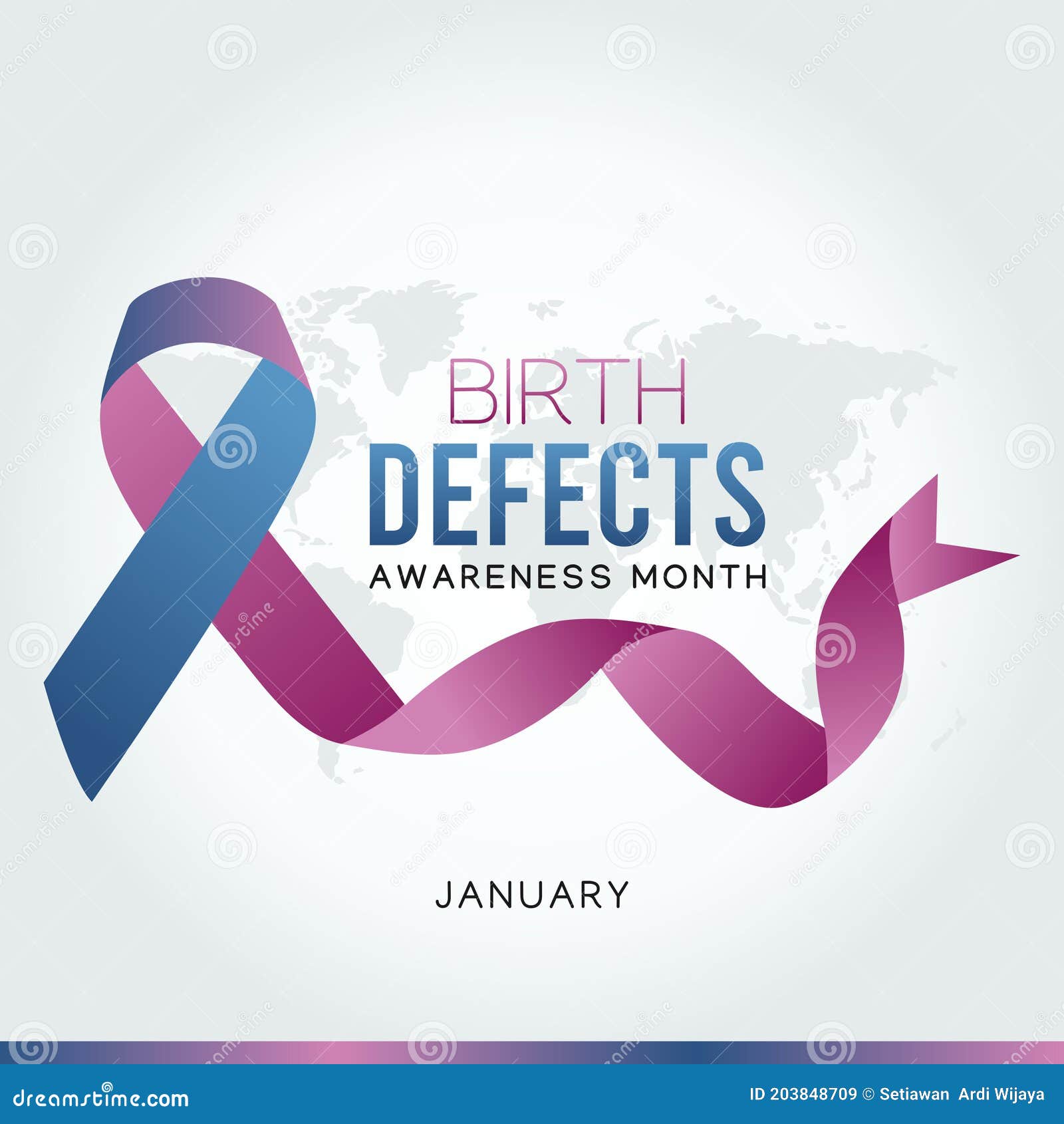 Vector Graphic of Birth Defects Awareness Month Good for Birth Defects ...